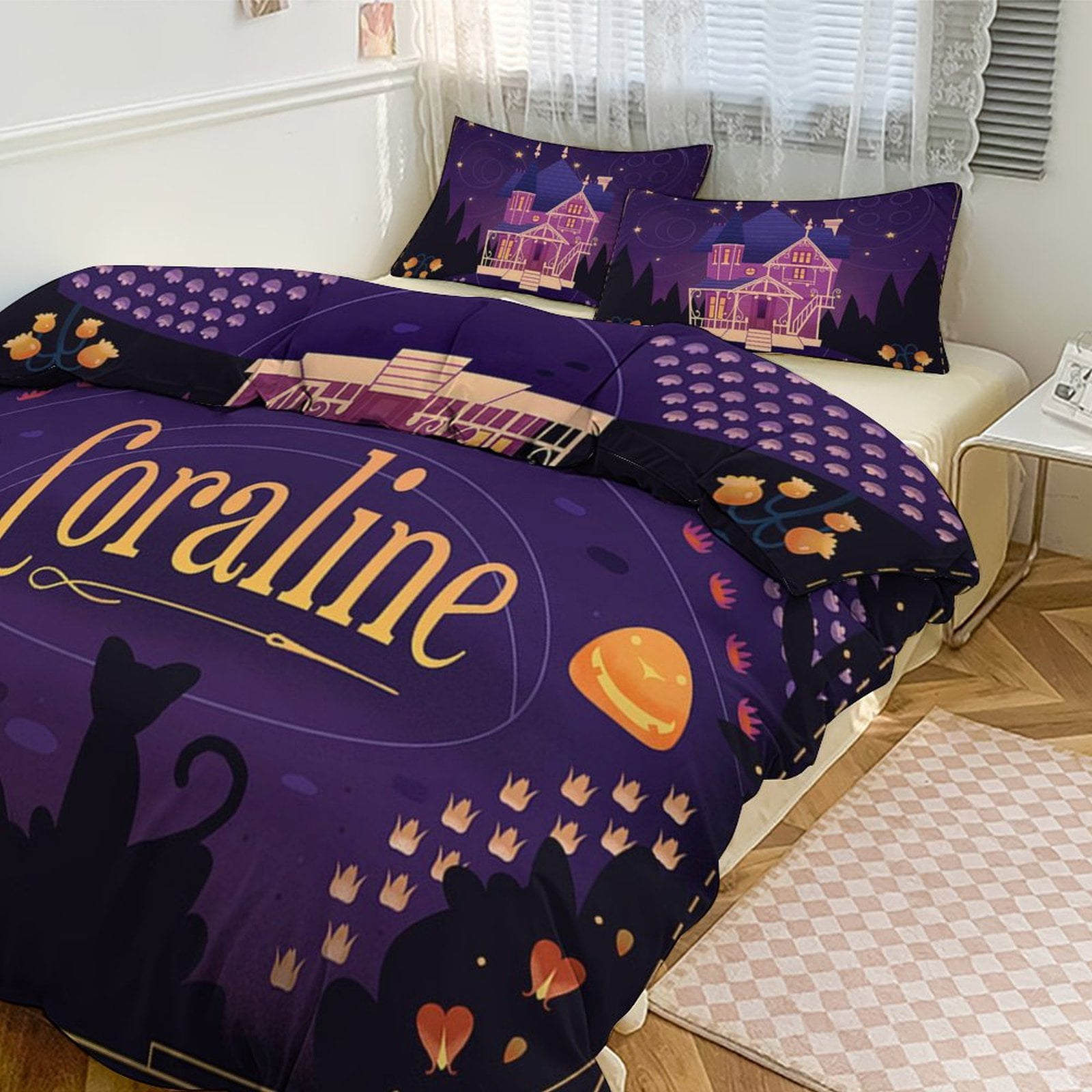 Coraline Bedding Set Full Size Bedding Set Contains One Duvet Cover and ...