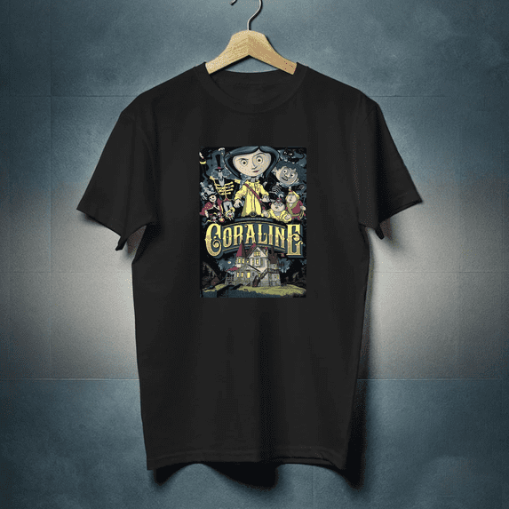 Coraline Best Design For Coraline Movie T-Shirt, Caroline Shirt ...