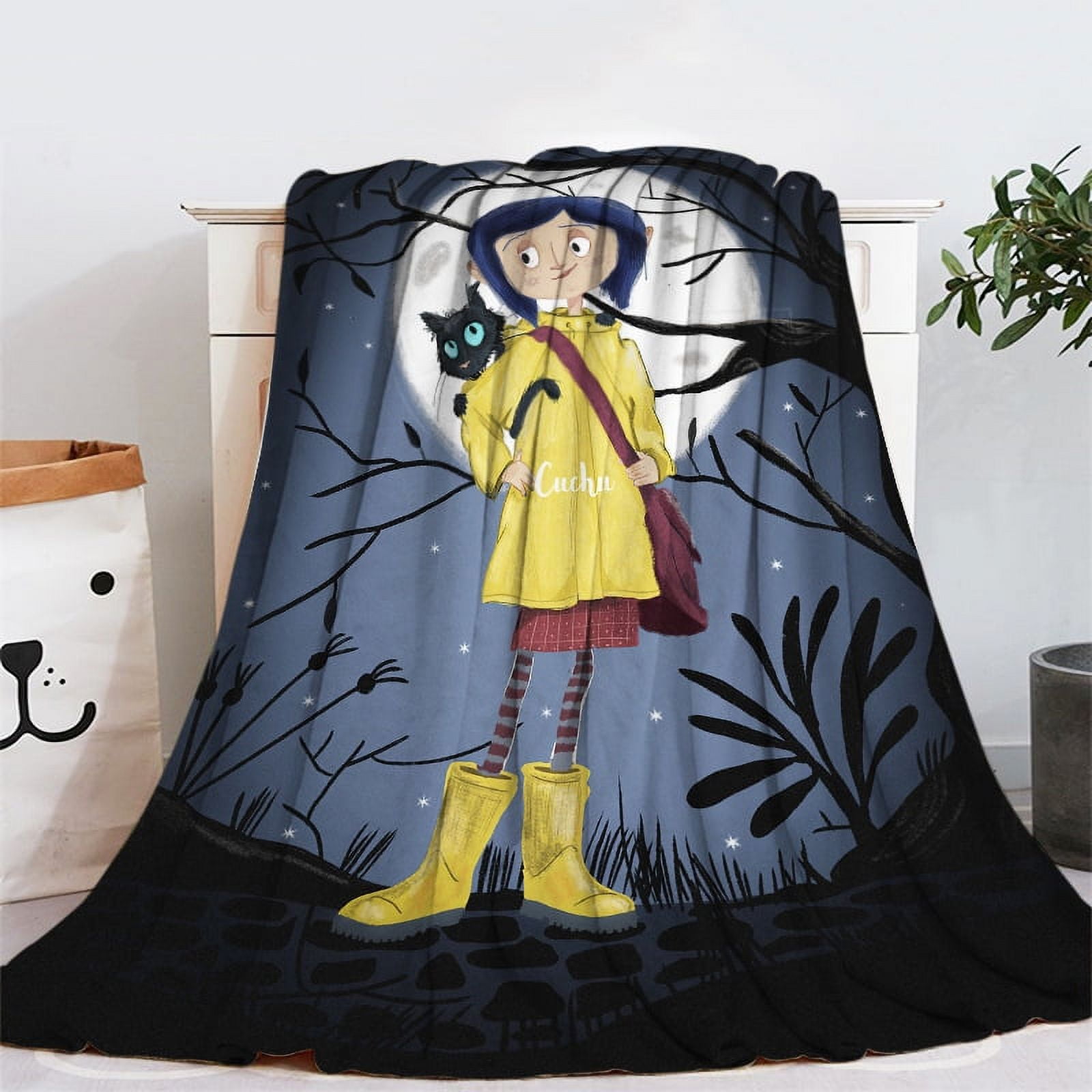 Coraline Cartoon Ghost Mom Flannel Blanket Wholesale Blanket Sheets Air ...