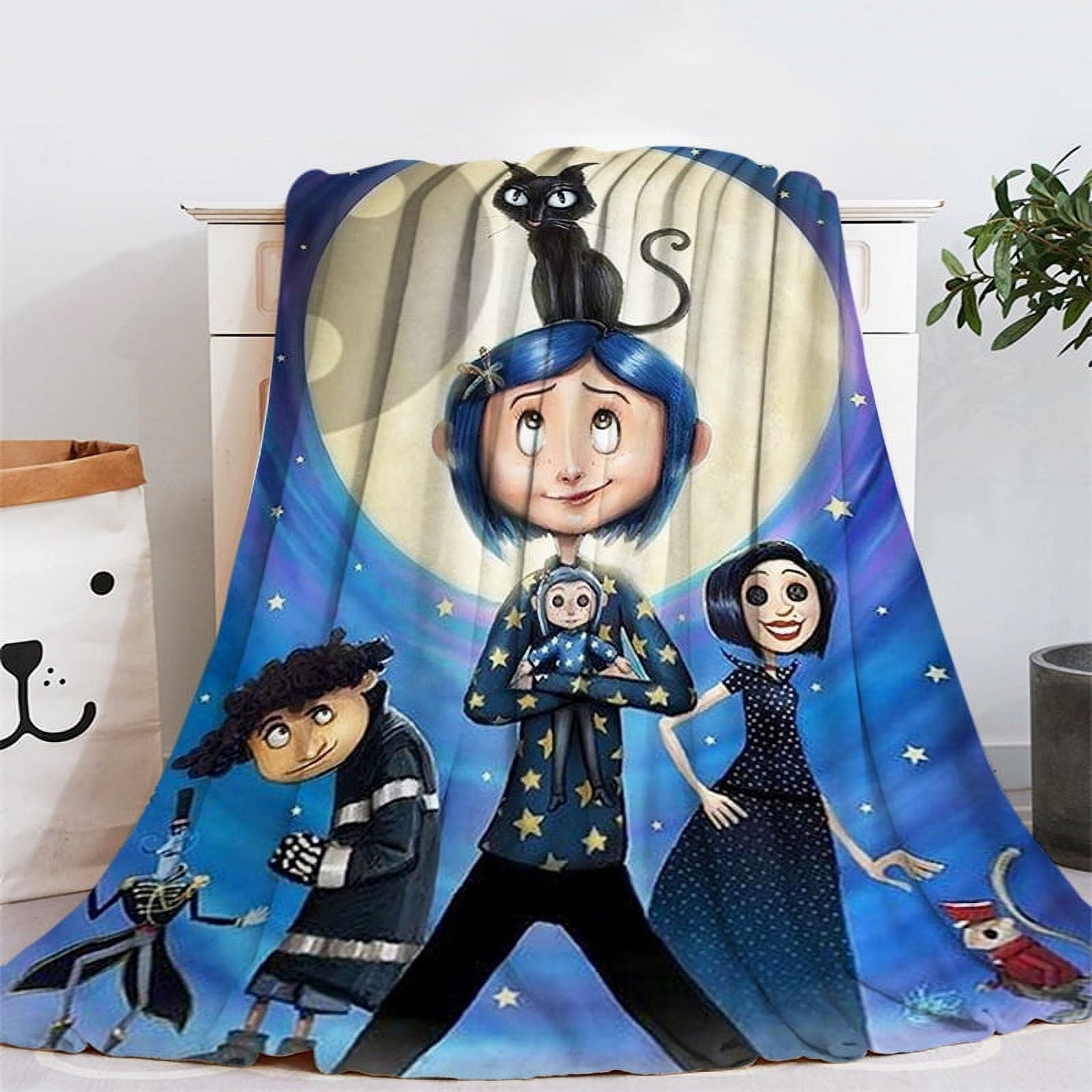 Coraline Cartoon Ghost Mom Flannel Blanket Wholesale Blanket Sheets Air ...