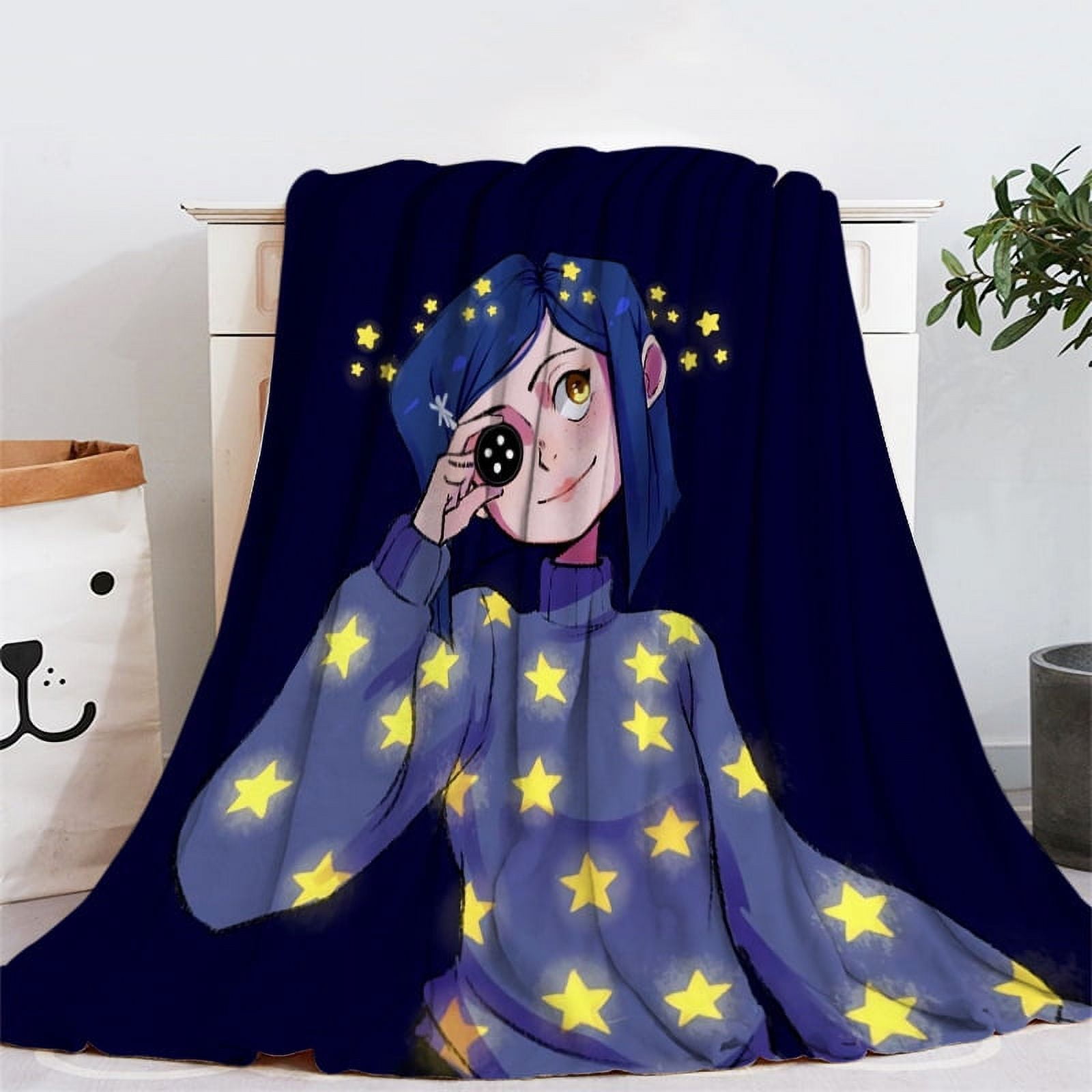 Coraline Cartoon Ghost Mom Flannel Blanket Wholesale Blanket Sheets Air ...