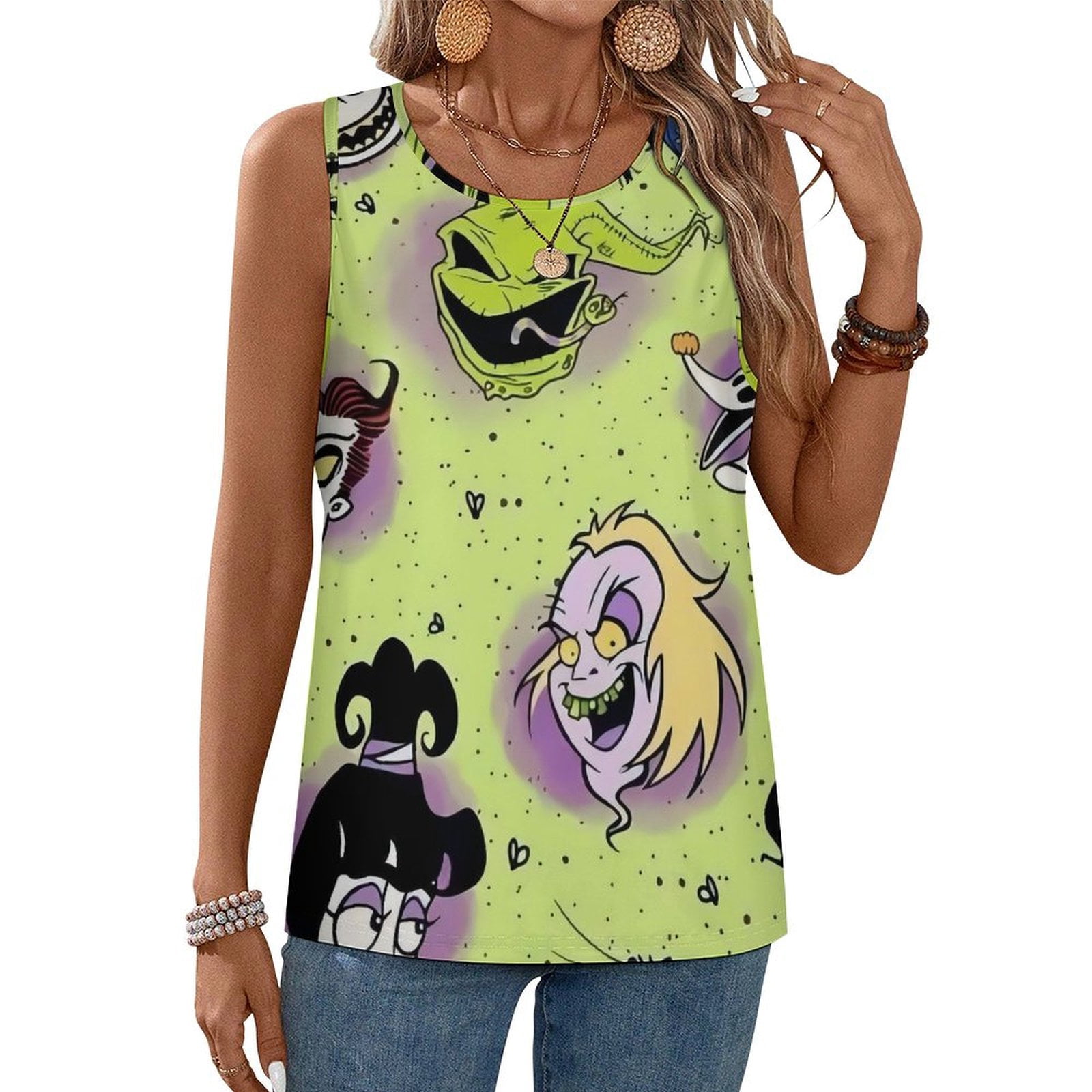 Coraline Cartoon Women's Sports Tank Top Sleeveless Top XL - Walmart.com
