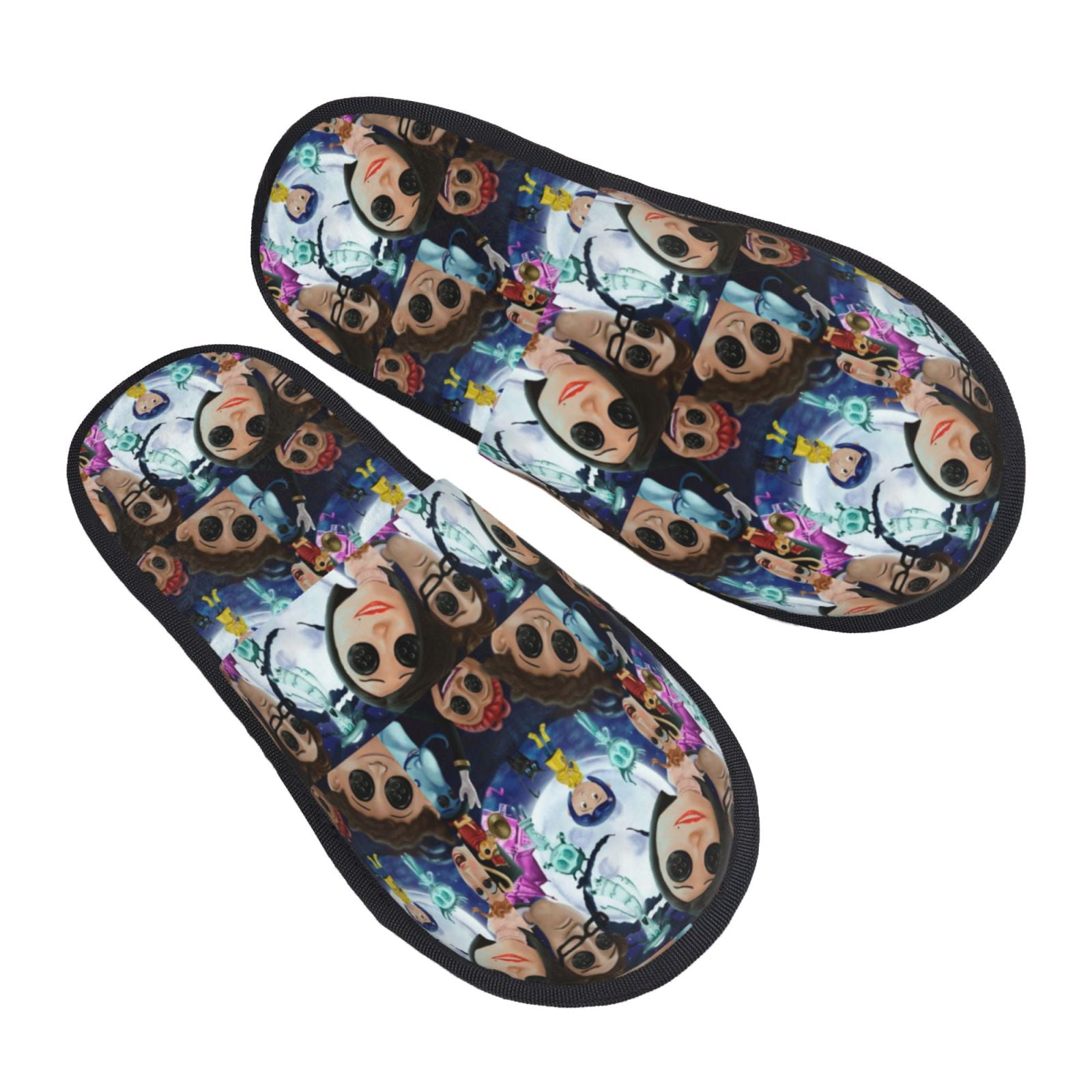 Coraline Cat House Slippers Slip-On Indoor Memory Foam House Shoes ...