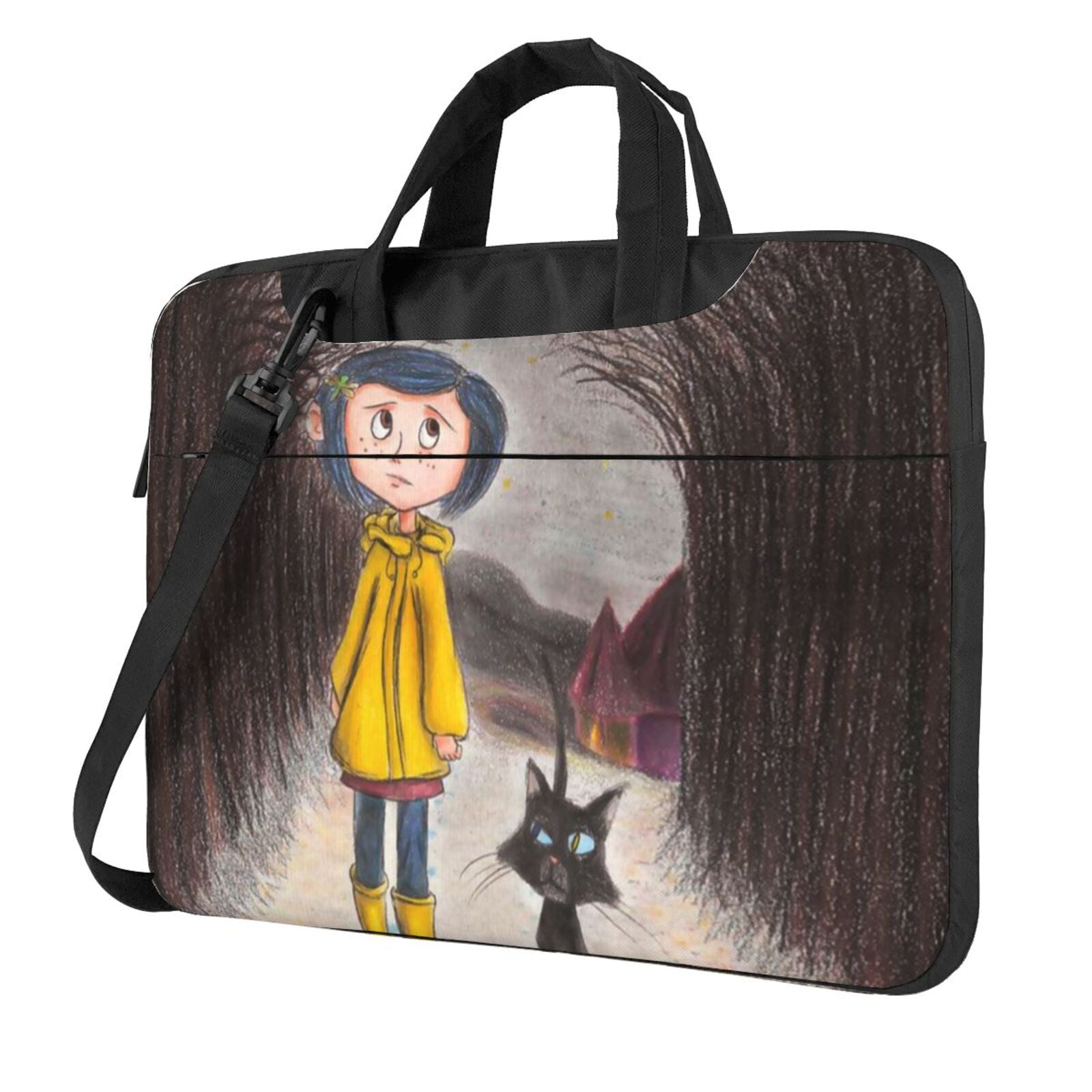 Coraline Cat Laptop Bag Portable Shoulder Laptop Case Sleeve Chromebook ...