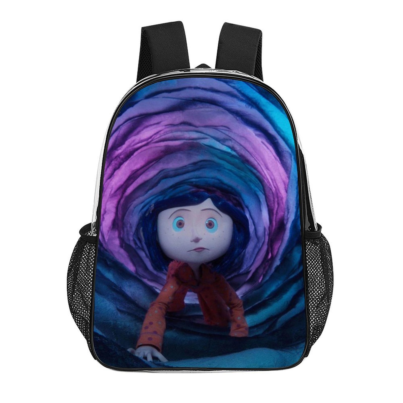Coraline Character Film Clear Backpack Laptop Daypack School Bookbag ...