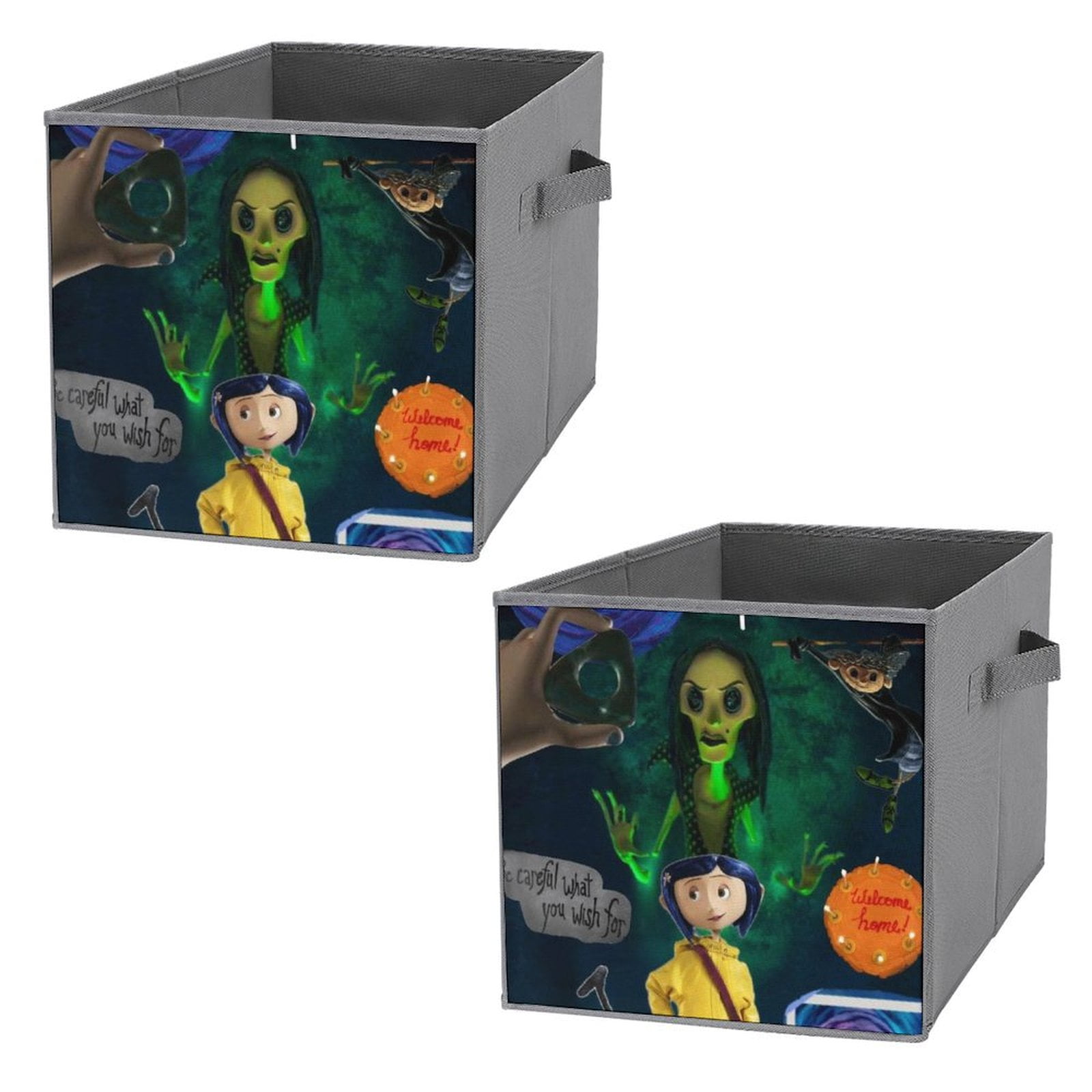 Coraline Children's folding storage box 2PCS - Walmart.com