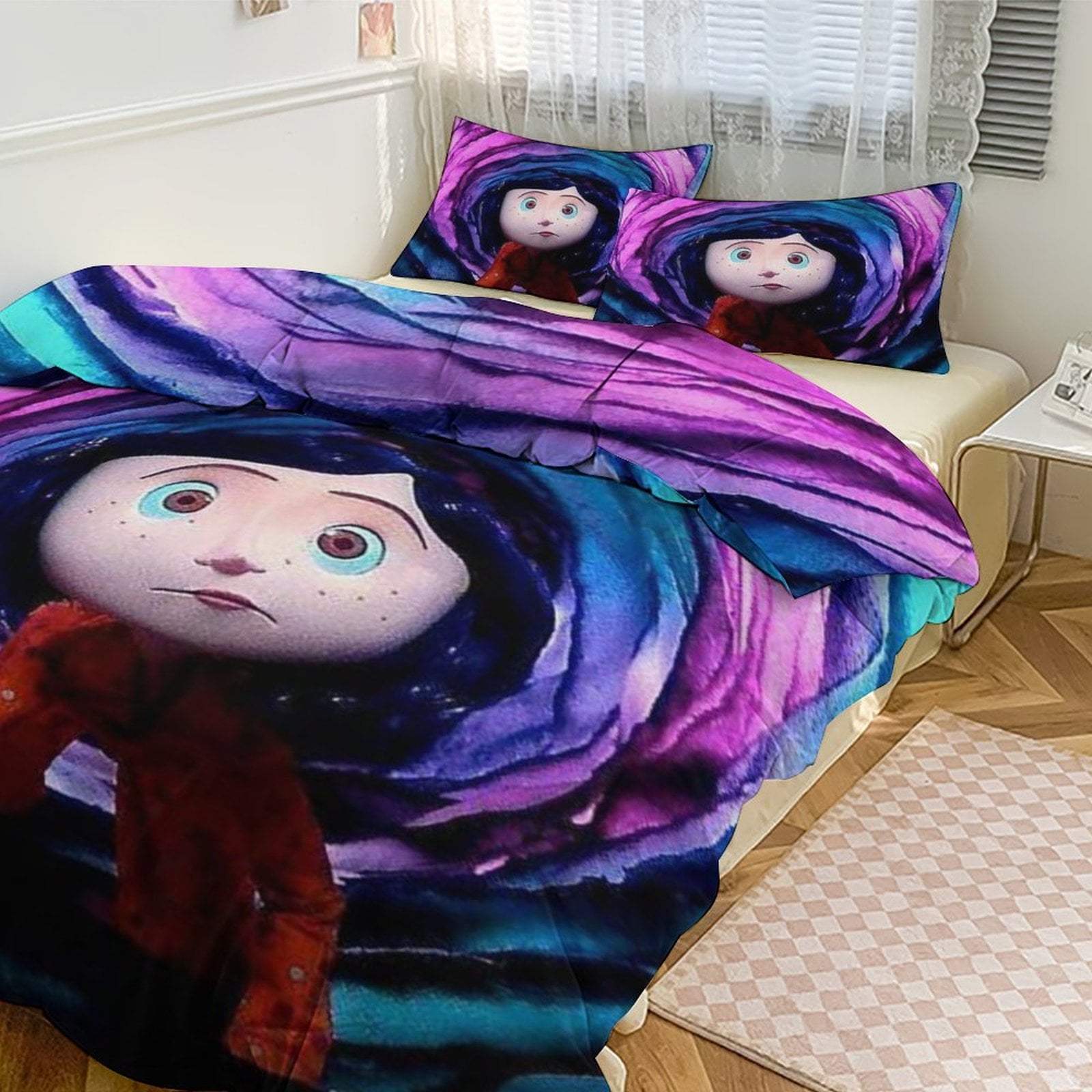 Coraline Bedding Set King Size Bedding Set Contains One Duvet Cover and ...