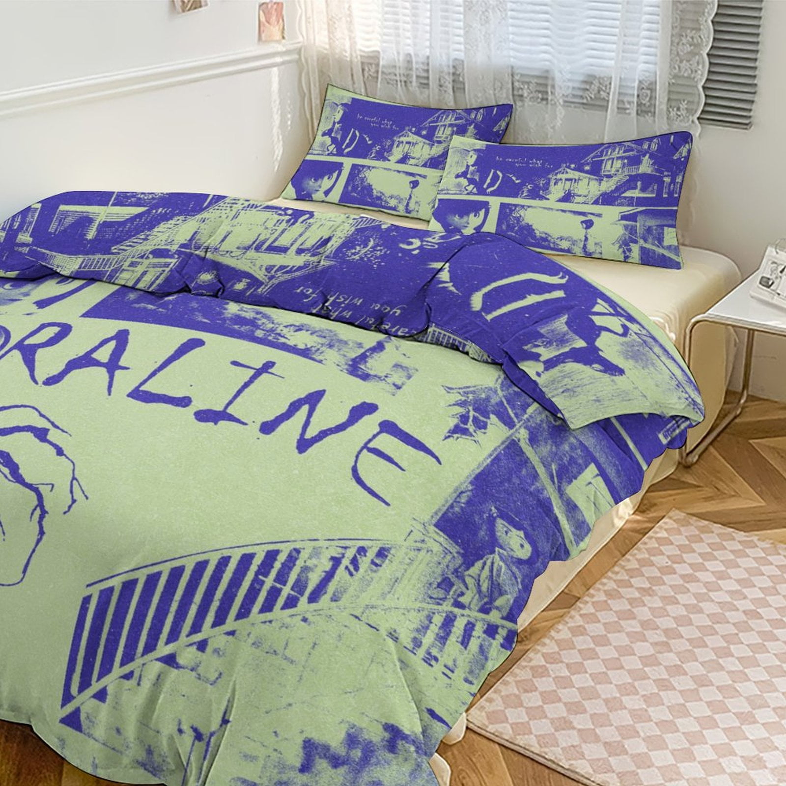 Coraline Bedding Set Twin Size Bedding Set Contains One Duvet Cover and ...