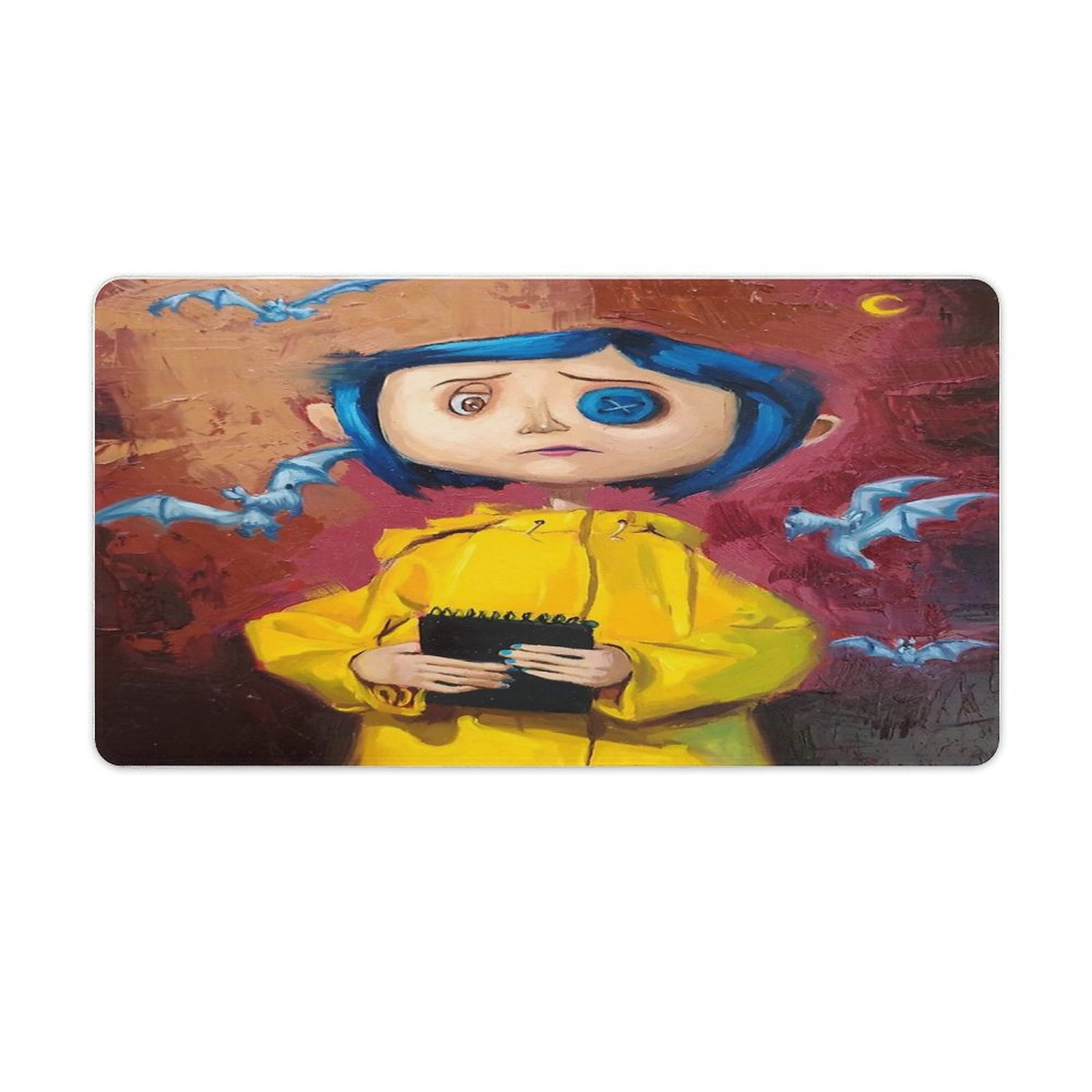 Coraline Computer Mouse Mat with Anti-Slip Rubber Base Anti-Fray ...