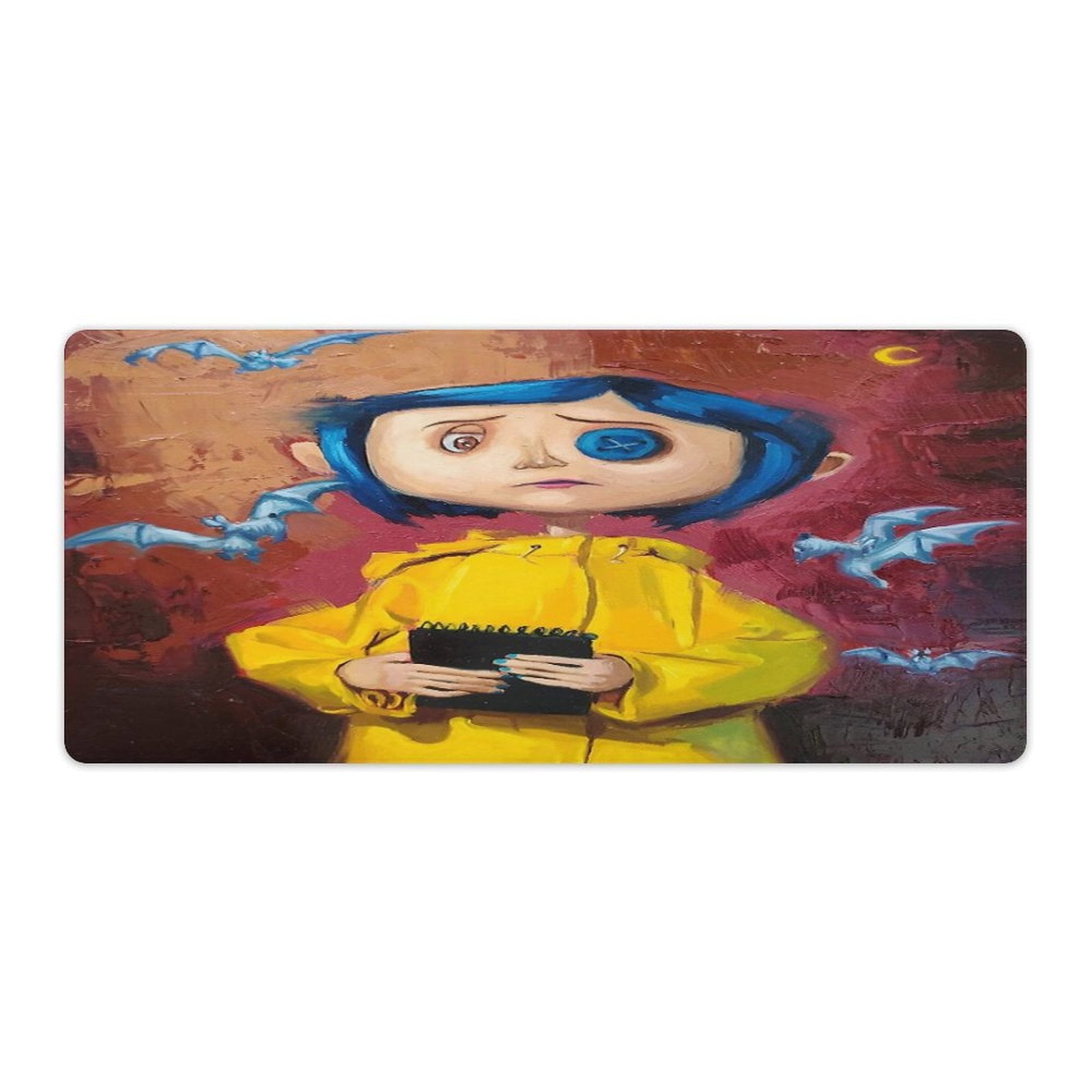 Coraline Computer Mouse Mat with Anti-Slip Rubber Base Anti-Fray ...