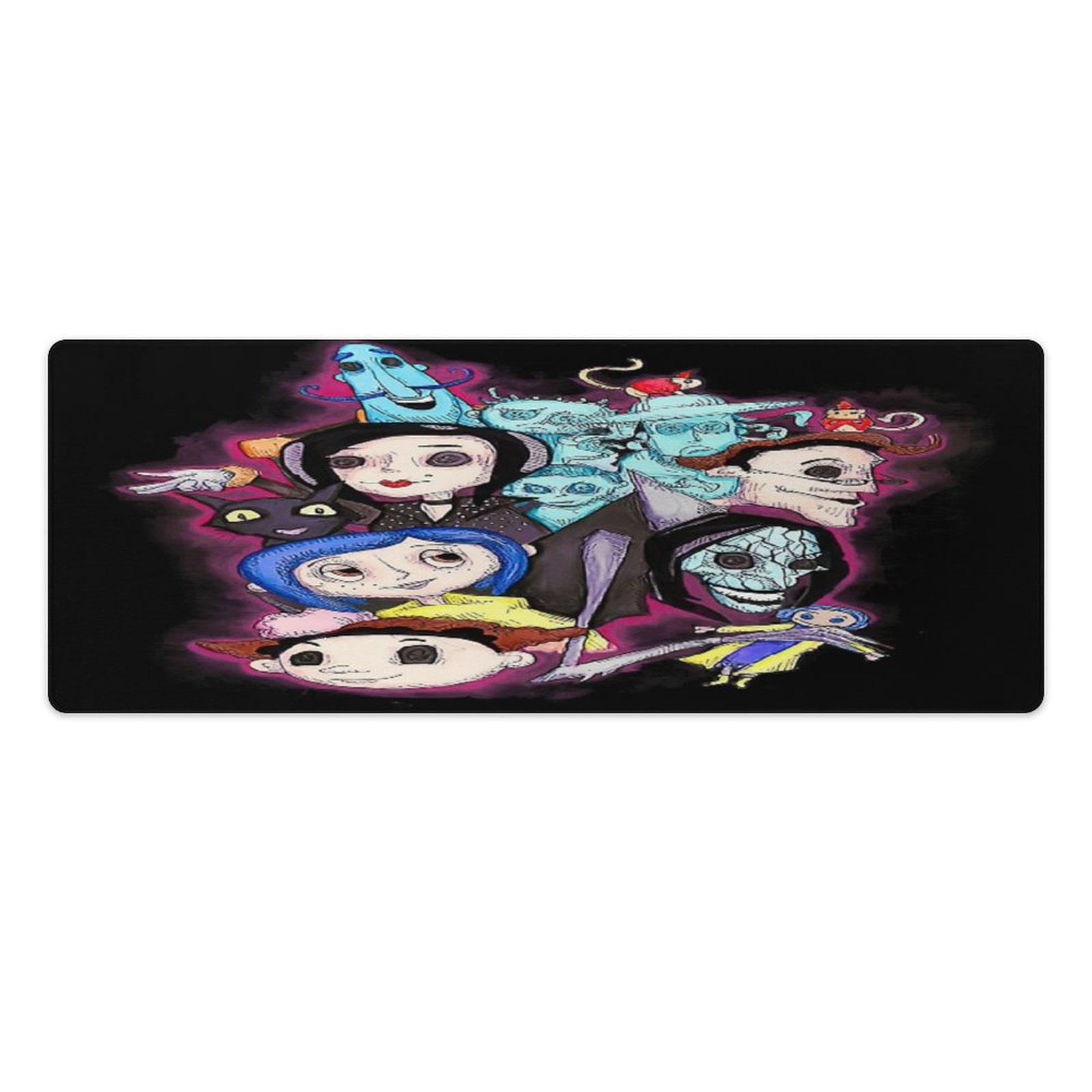 Coraline Computer Mouse Mat with Anti-Slip Rubber Base Anti-Fray ...
