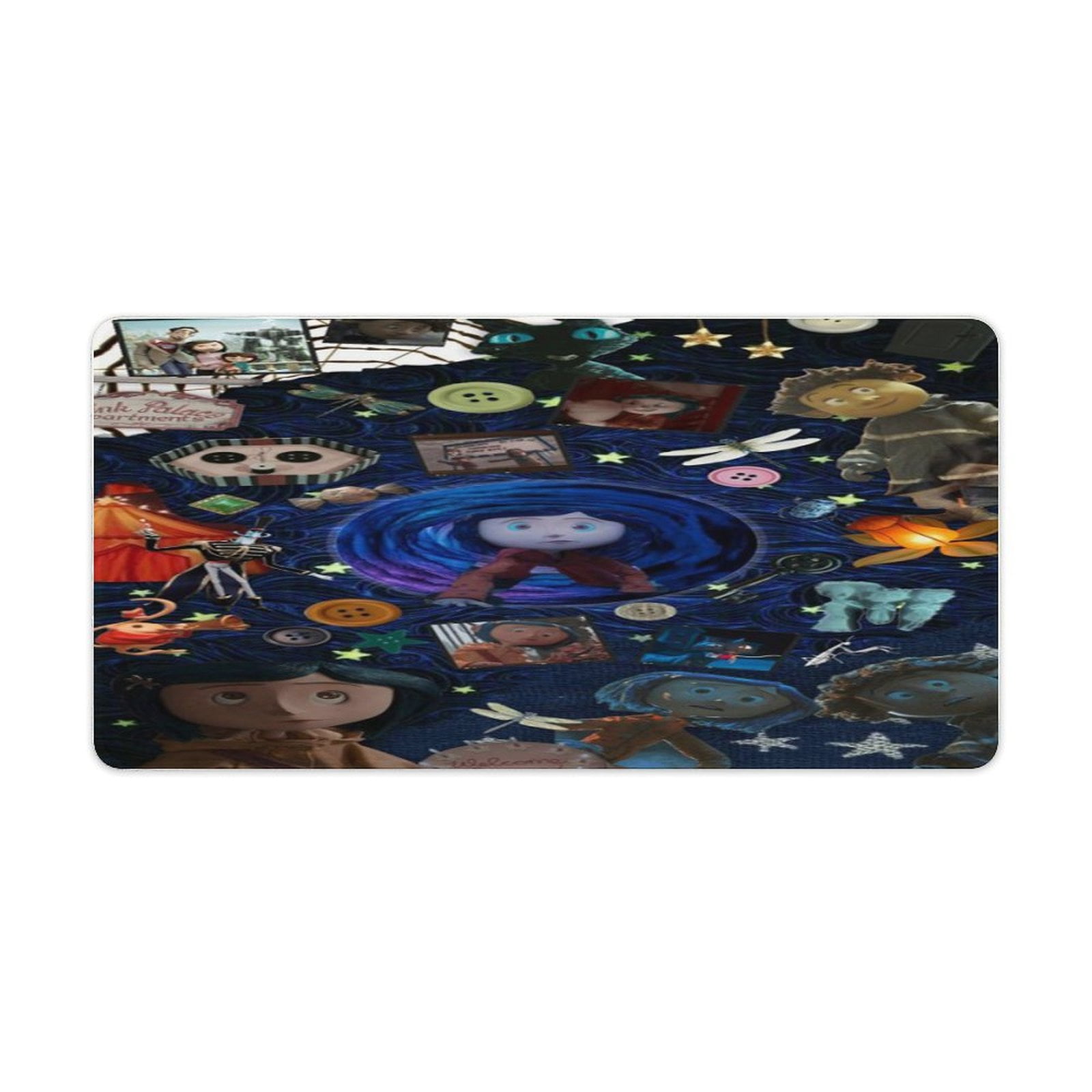 Coraline Computer Mouse Mat with Anti-Slip Rubber Base Anti-Fray ...