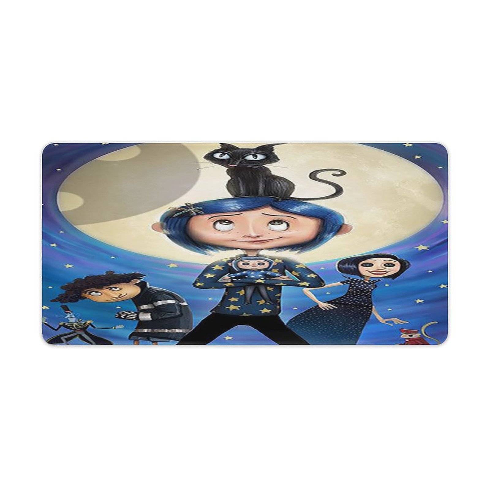 Coraline Computer Mouse Mat with Anti-Slip Rubber Base Anti-Fray ...