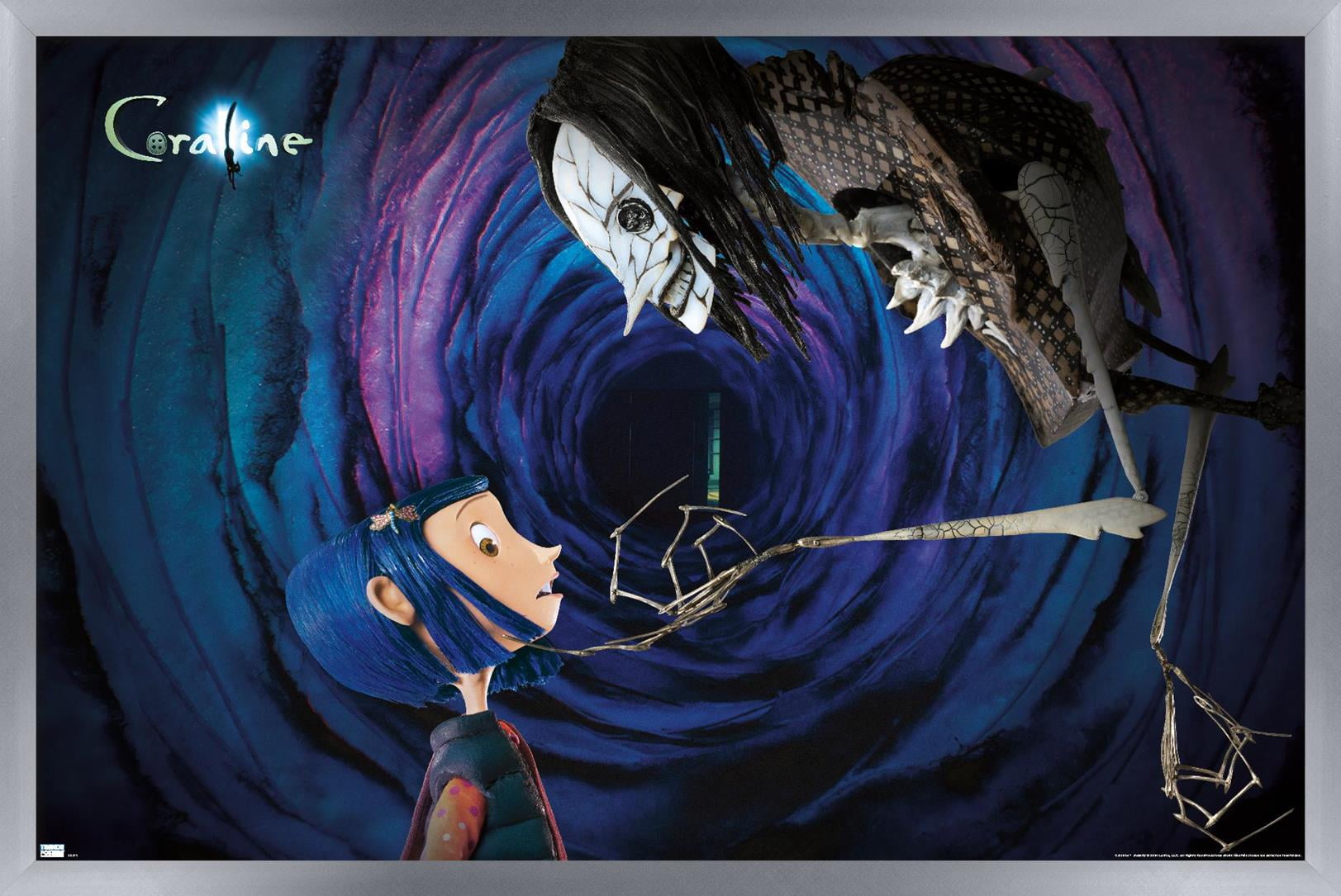 Coraline - Coraline And The Beldam Wall Poster, 14.725" x 22.375 ...