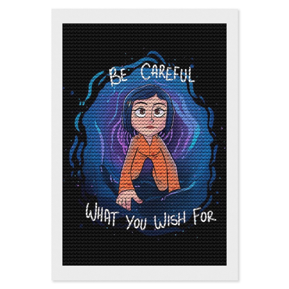 Coraline Diamond Art Kits for Adults Kids,DIY 189D Round Full Drill ...