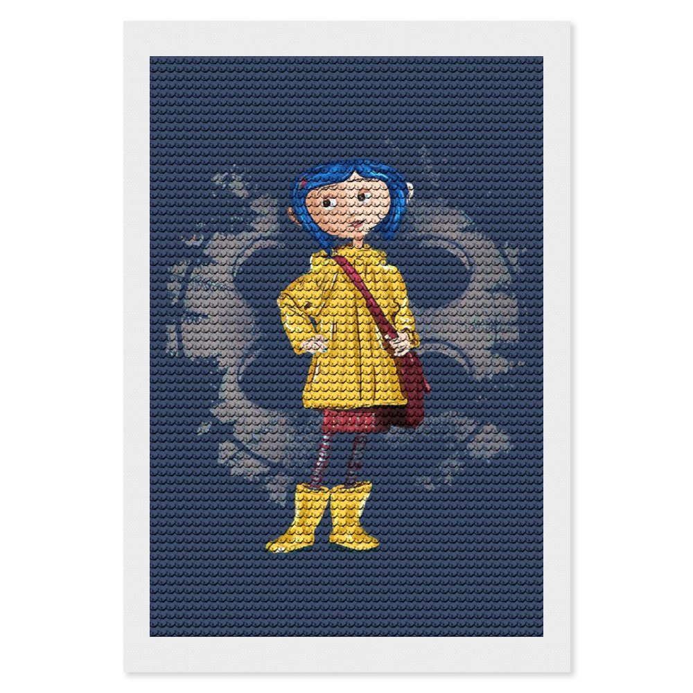 Coraline Diamond Art Kits for Adults Kids,DIY 190D Round Full Drill Diamond Art,Very Suitable ...