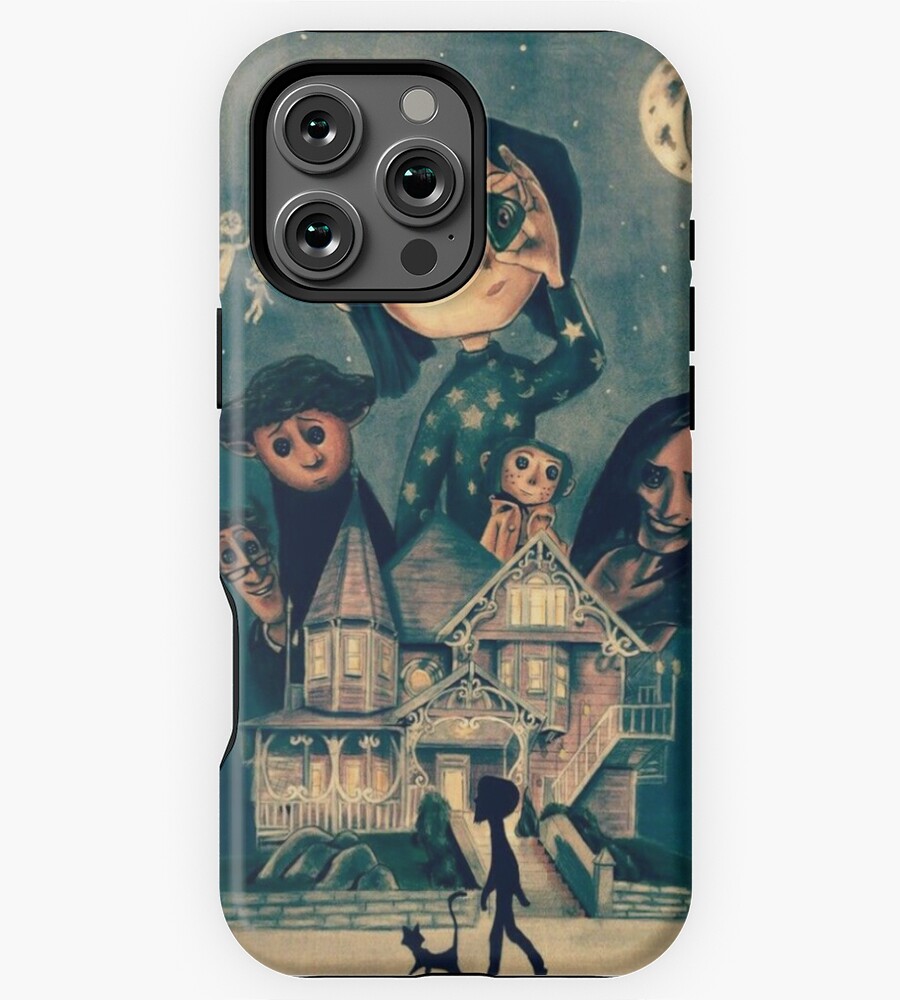 Coraline Family Movies Animated GA1569 Phone Case for iPhone 11 to 17 ...