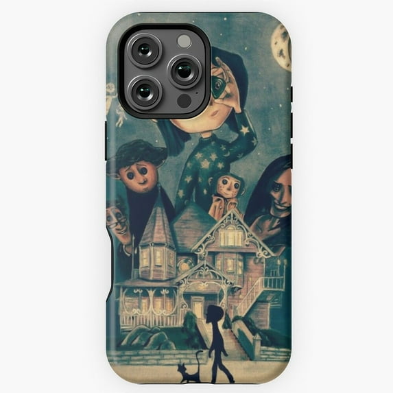 Coraline Family Movies Animated Phone Case for iPhone 16 15 14 13 12 11 ...