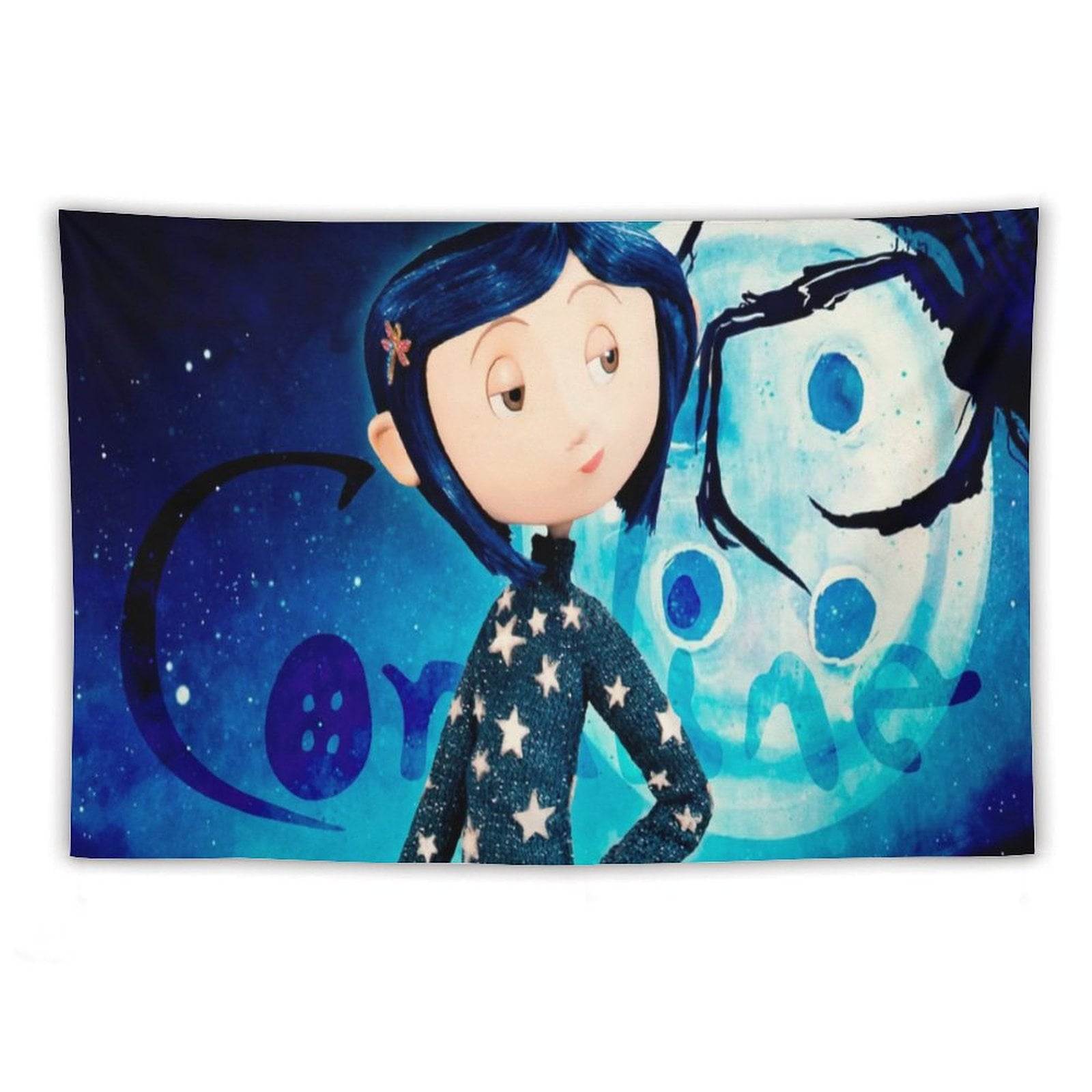 Coraline Fashion Tapestries Living Room Bedroom Decor Tapesty Wall ...