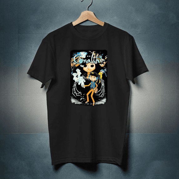 Coraline Graphic Tee up to size 4XL - Walmart.com