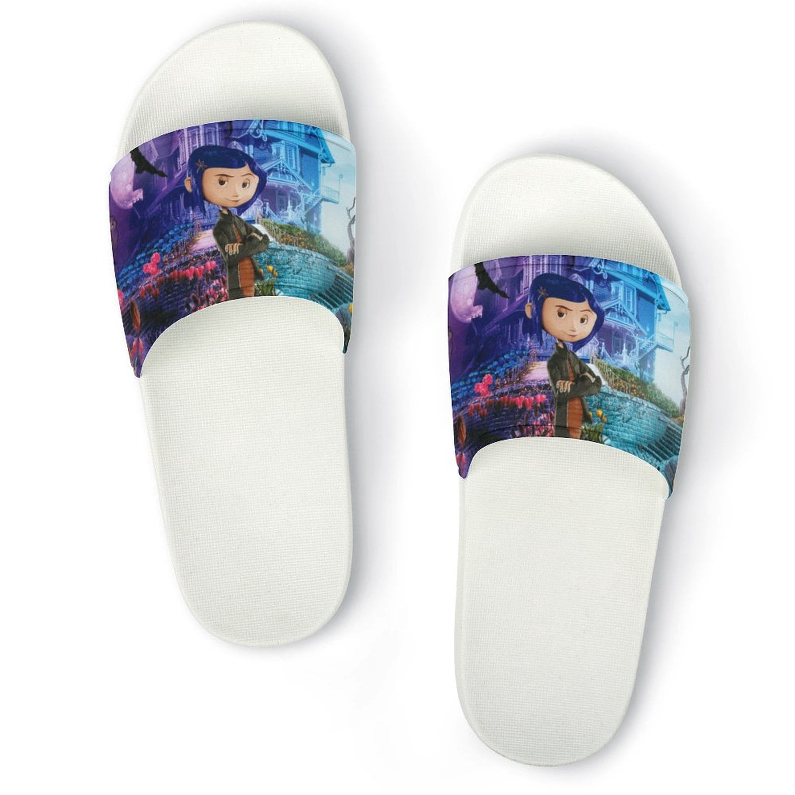 Coraline Home Slippers Non Slip Bathroom Open Toe Shoes Lightweight ...