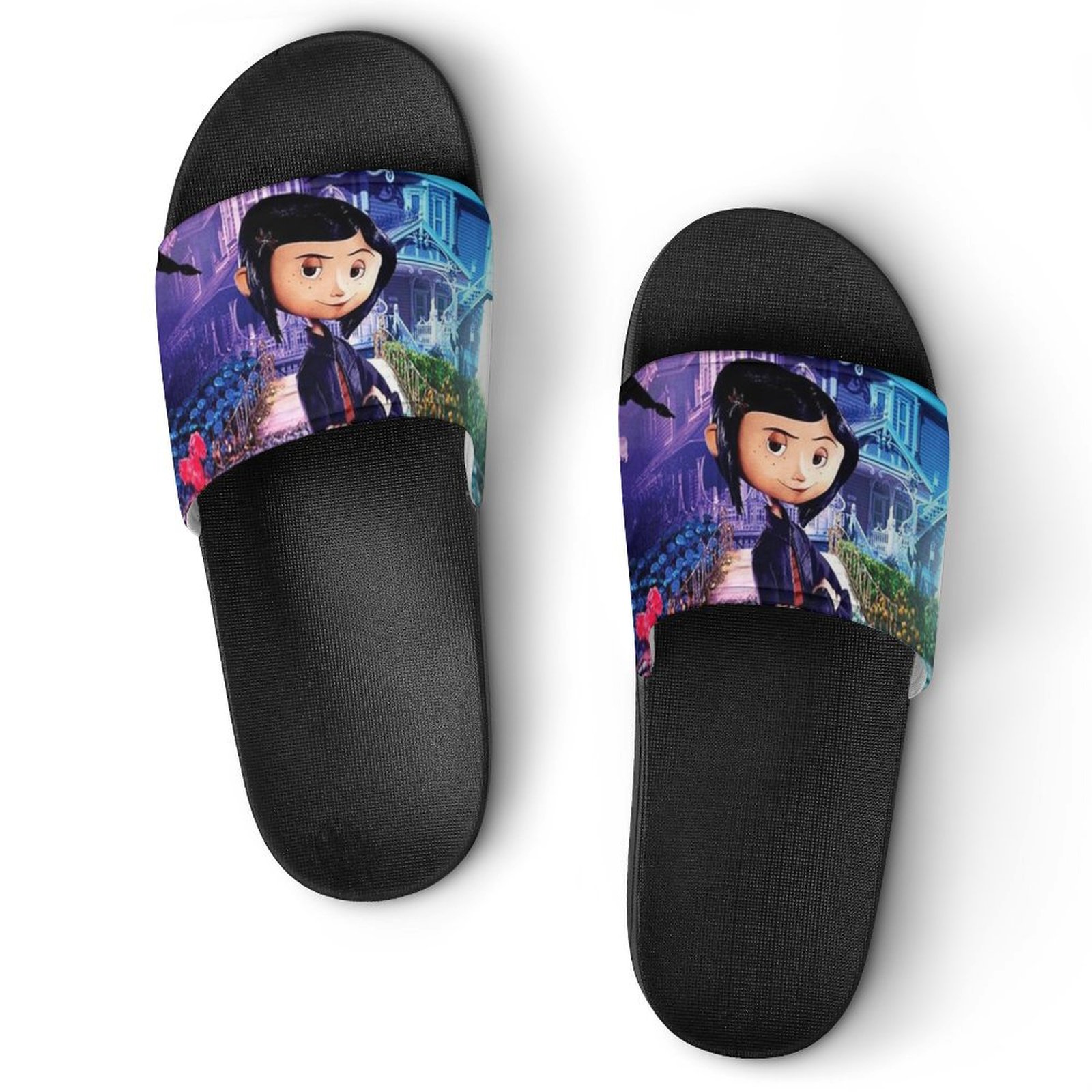 Coraline Home Slippers Non Slip Bathroom Open Toe Shoes Lightweight ...