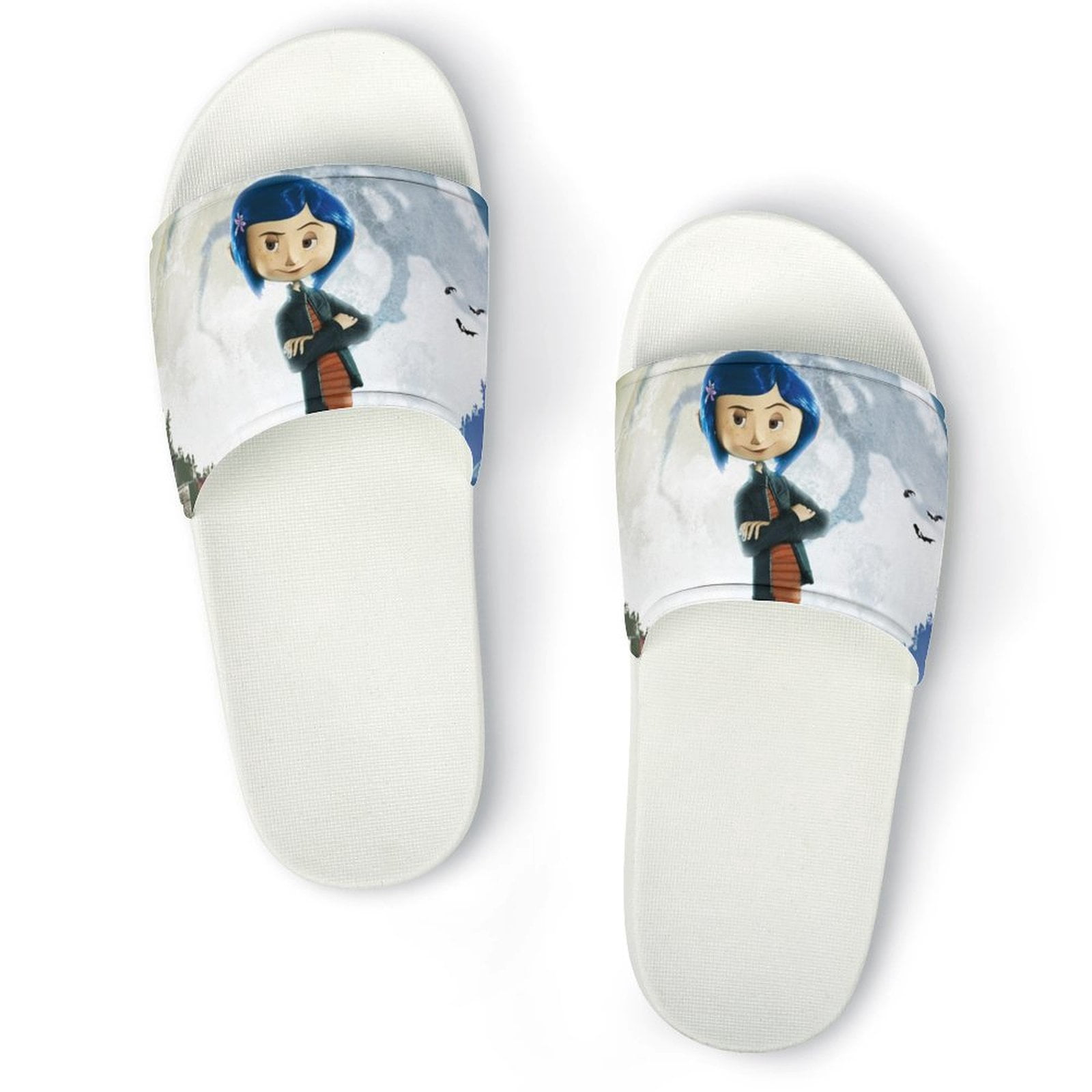 Coraline Home Slippers Non Slip Bathroom Open Toe Shoes Lightweight ...