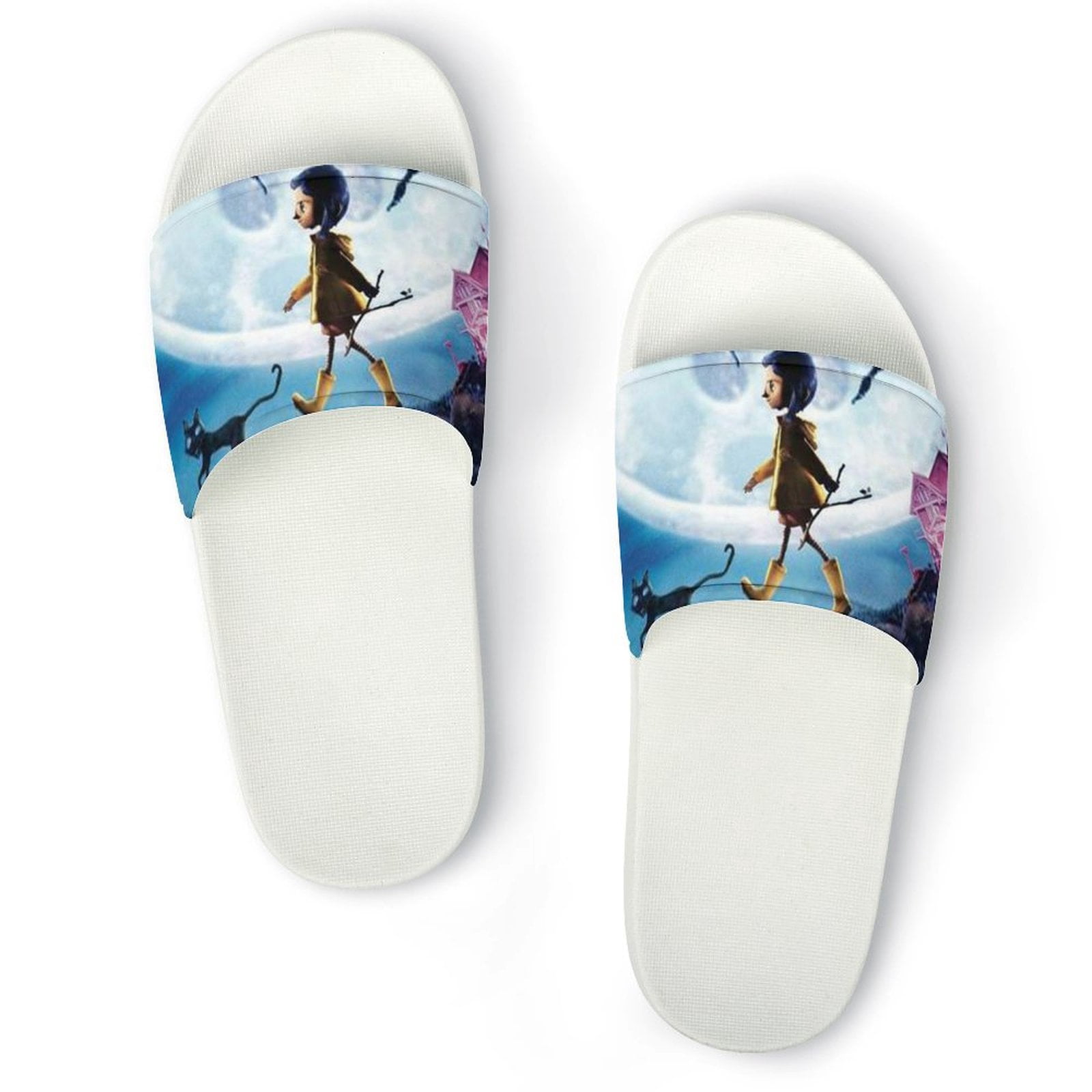 Coraline Home Slippers Non Slip Bathroom Open Toe Shoes Lightweight ...