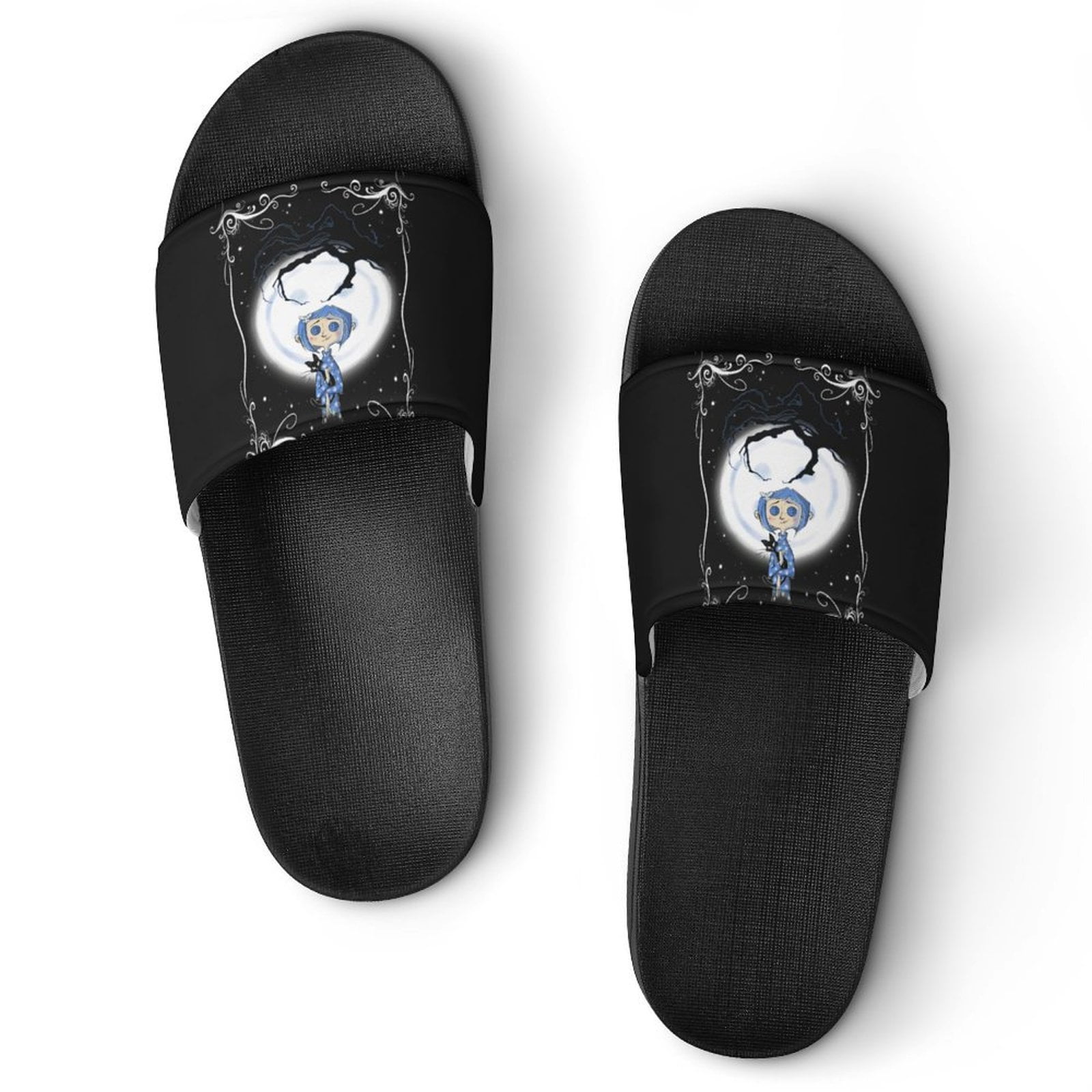 Coraline Home Slippers Non Slip Bathroom Open Toe Shoes Lightweight ...