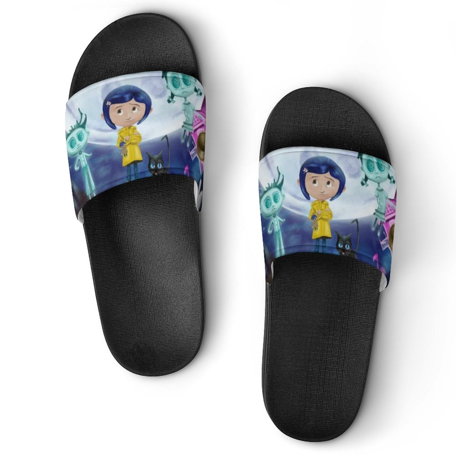 Coraline Home Slippers Non Slip Bathroom Open Toe Shoes Lightweight ...