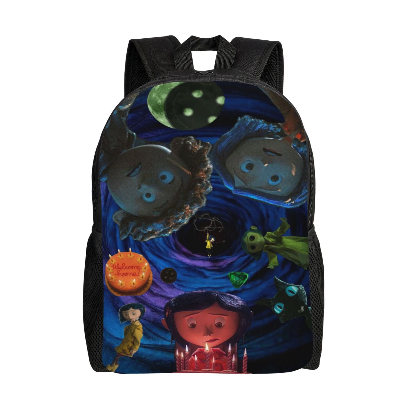 Coraline Horror Backpack Large Capacity Portable Backpack Lightweight ...