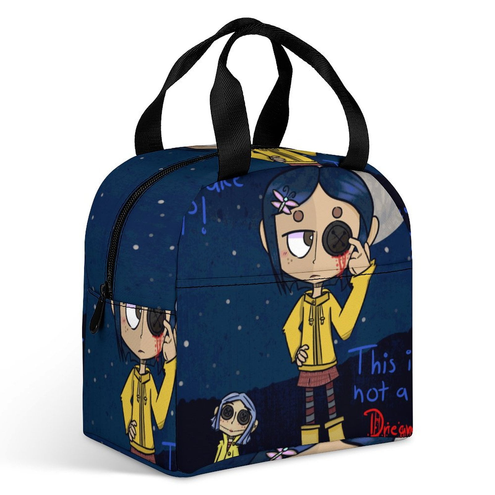 Coraline Insulated Lunch Bag Resuable Cooler Bag Lunch Container Tote ...