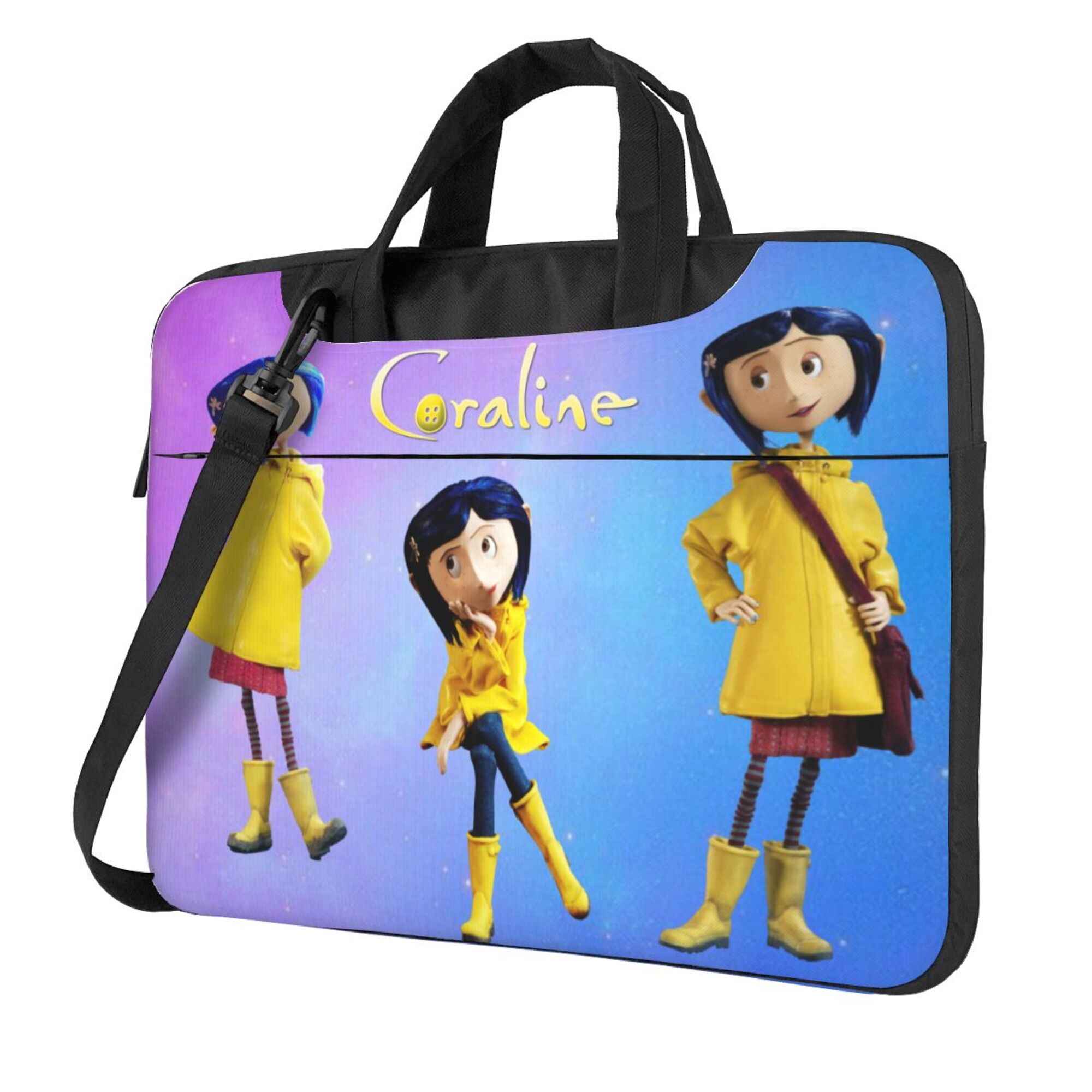 Coraline Laptop Bag Laptop Case Computer Notebook Briefcase Messenger ...