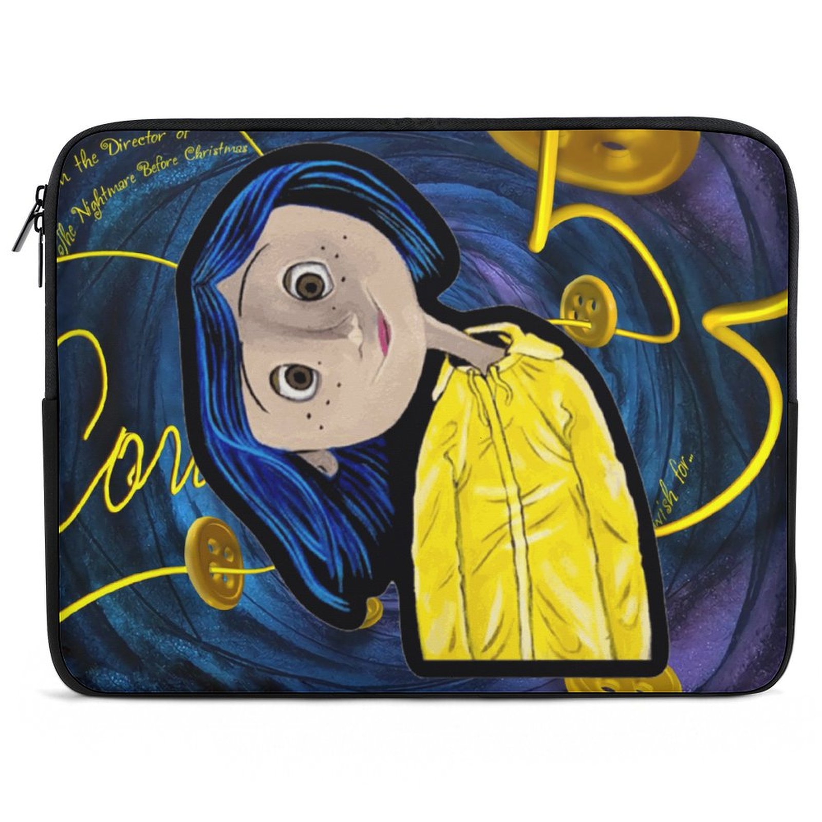 Coraline Laptop Sleeve Lightweight Computer Cover Bag 12inch Durable ...