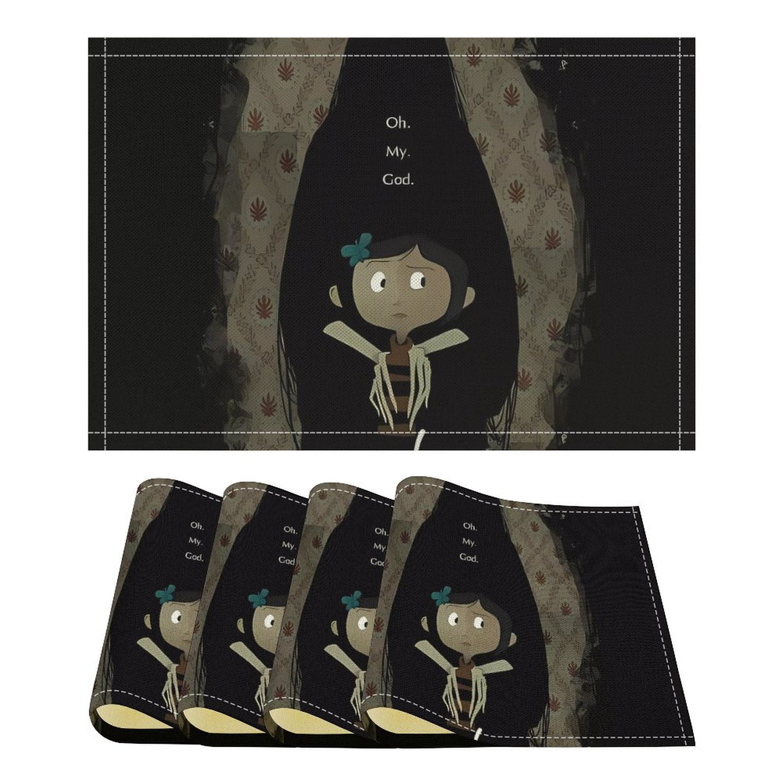 Coraline Linen Placemat, Tabletop Decor Reusable Washable Party ...