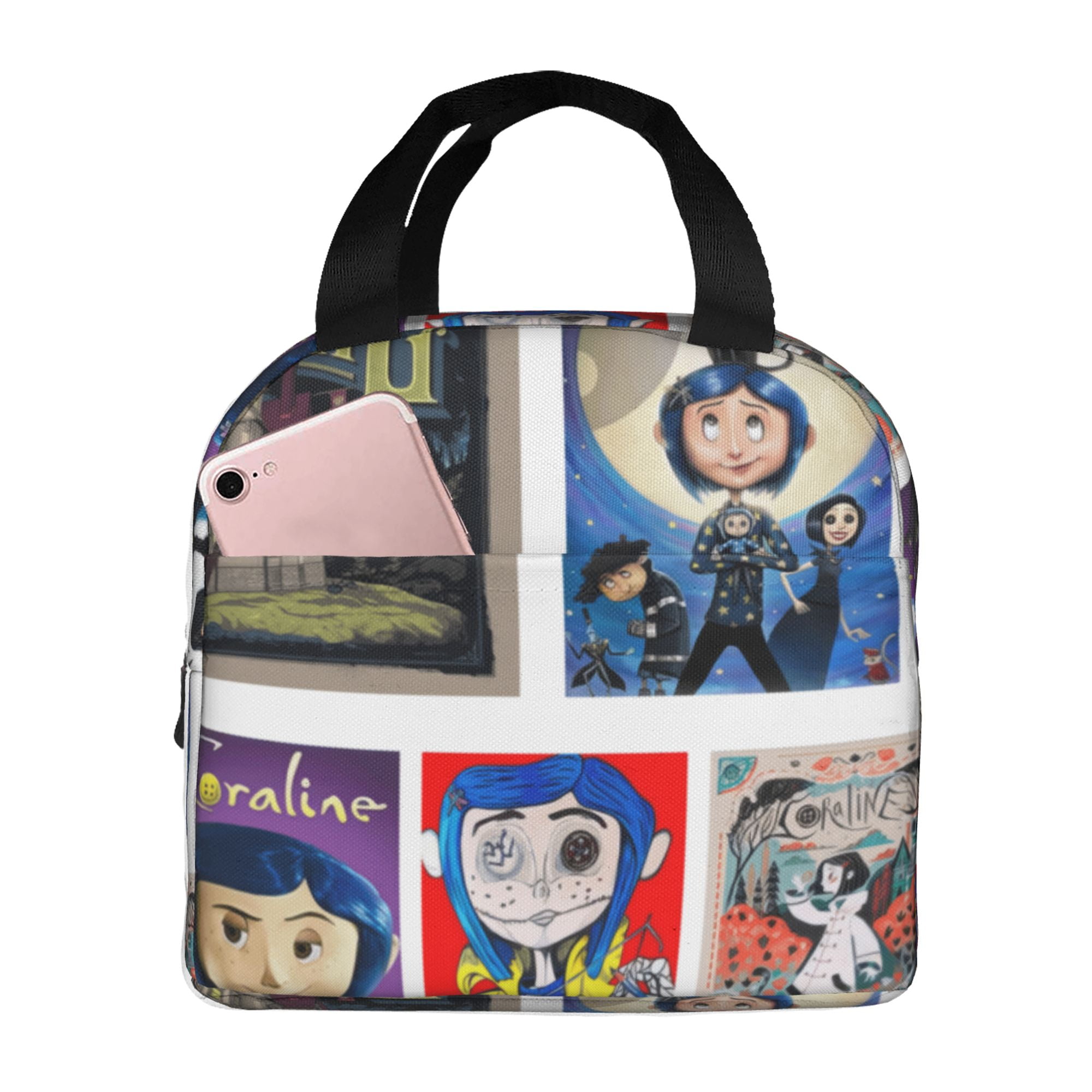 Coraline Lunch Box Lunch Bag for Adult Kids, Aluminum Foil Thickened ...