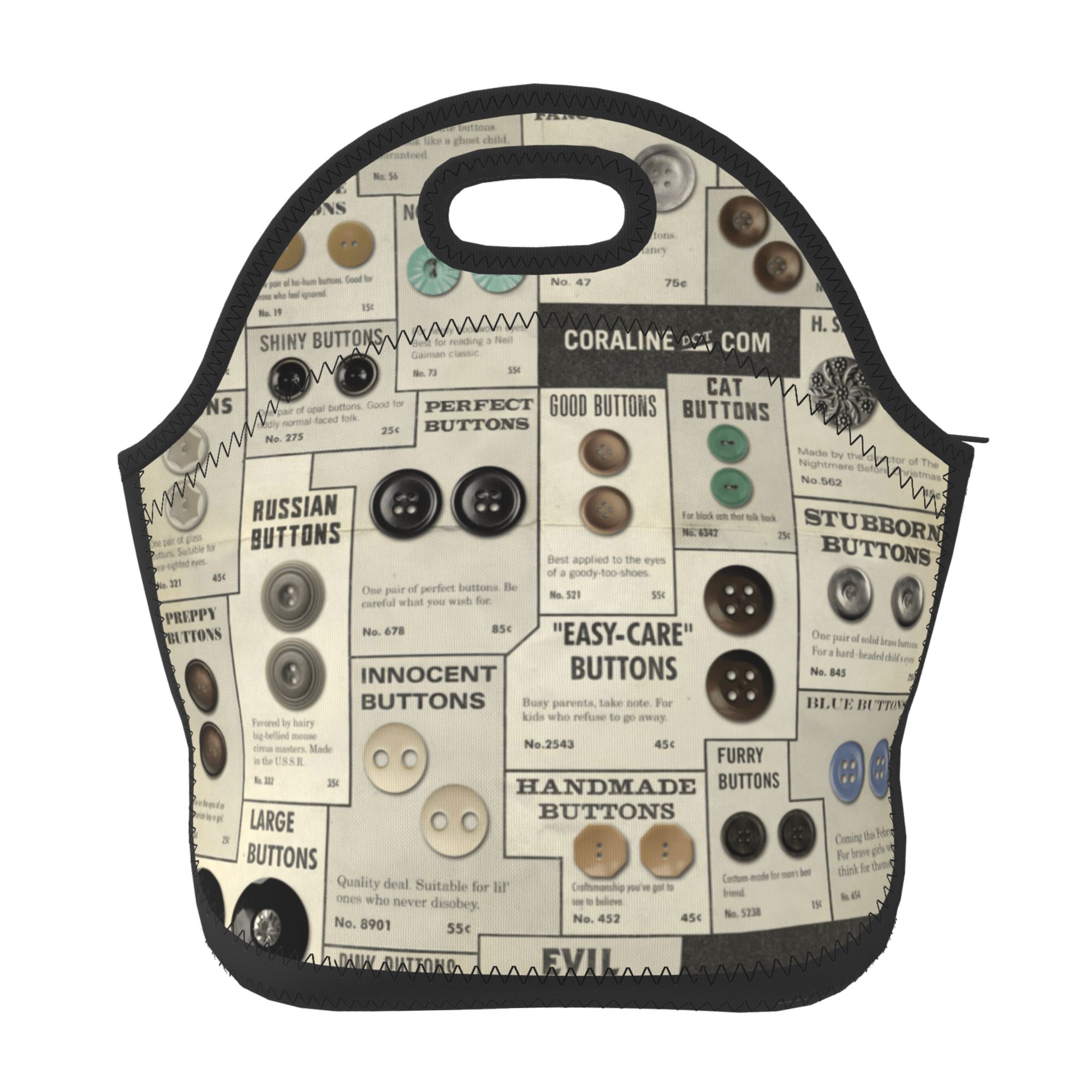 Coraline Lunch Box Lunch Bag Insulated Neoprene Leakproof Reusable ...