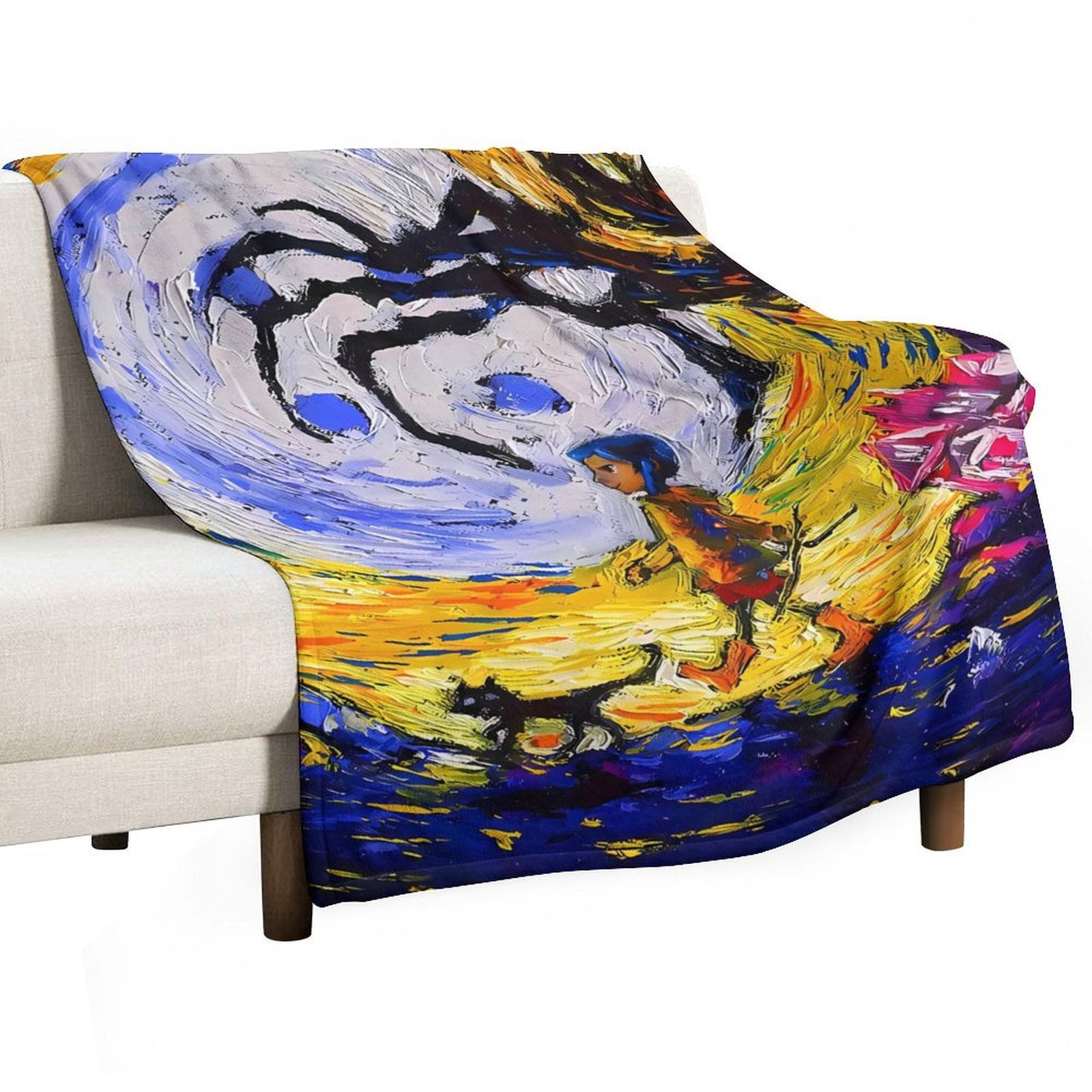 Coraline Luxury Flannel Blanket - Super Soft Anti-Static Plush Warm ...
