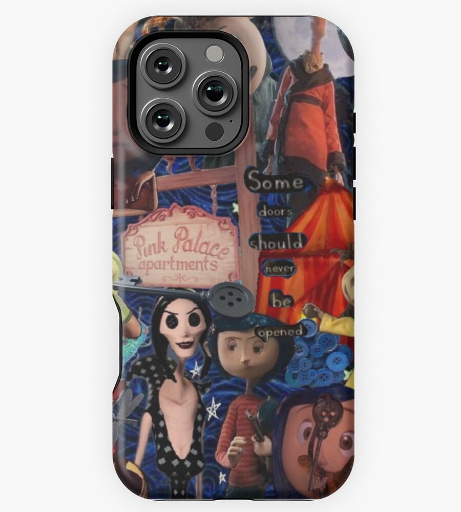 Coraline Movie Horror Collage GA2578 Phone Case for iPhone 11 to 17 Pro ...