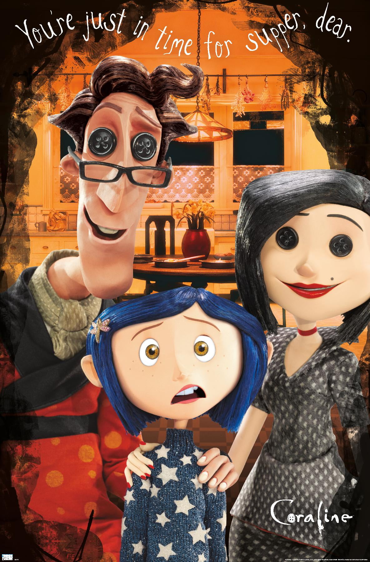 Coraline - Other Family Wall Poster, 22.375" x 34" - Walmart.com