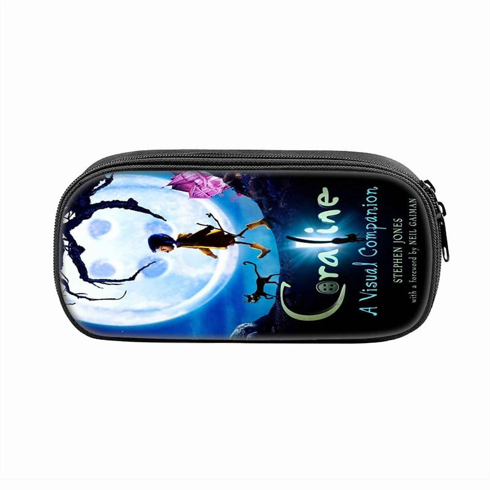 Coraline Pencil Case, Cartoon Large Capacity Pencil Pouch Organizer ...