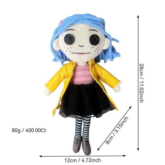 Coraline Plush Doll