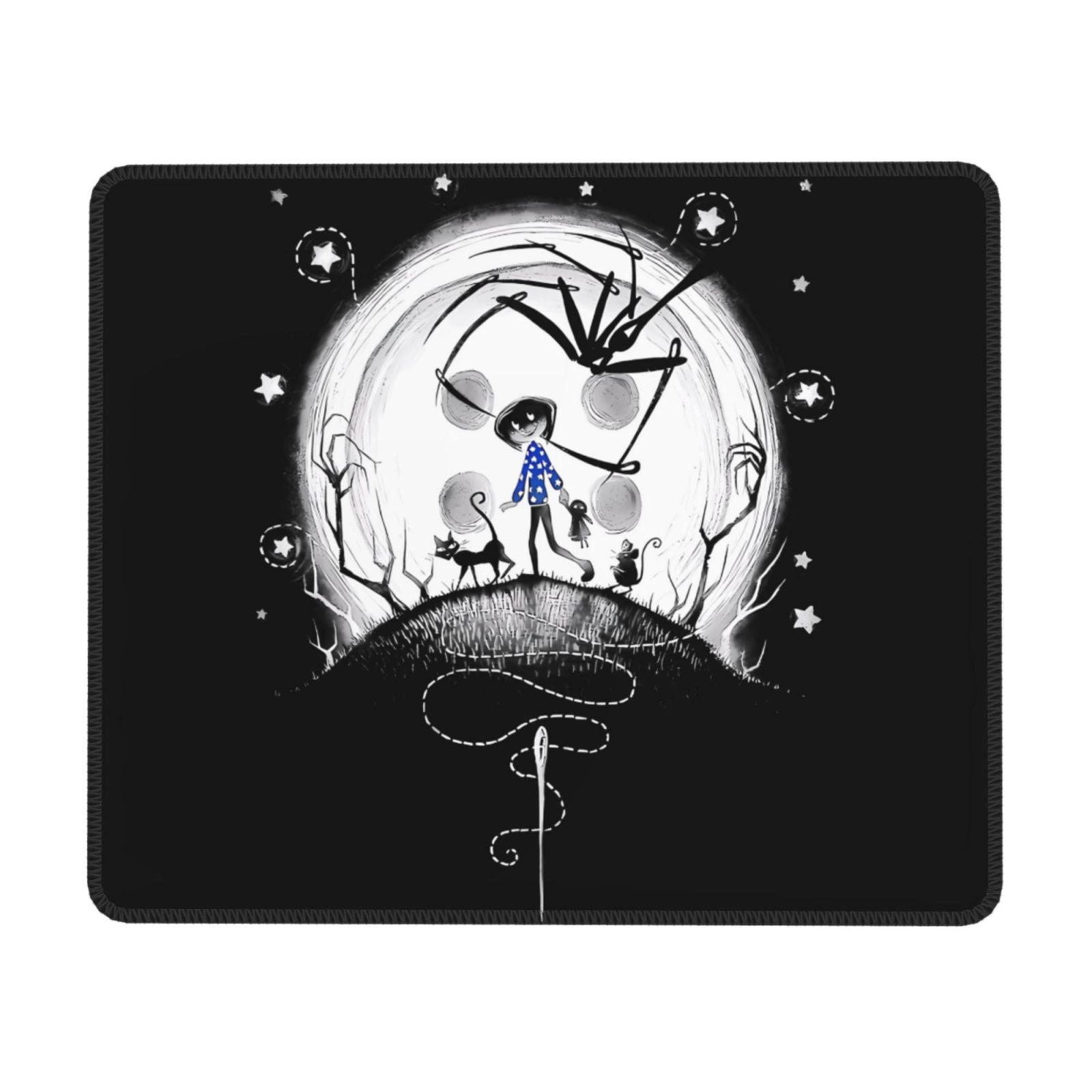 Coraline Mouse Pad Square Mouse Pad for Desk Soft Computer Mouse Mat ...