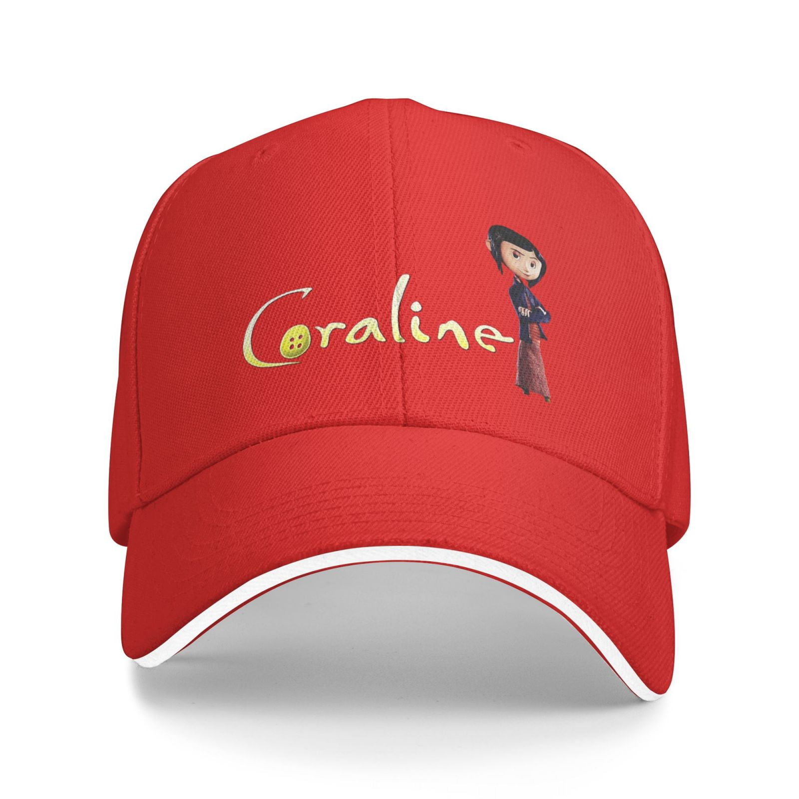 Coraline Sandwich Baseball Cap Classic Plain Dad Hat Adjustable Trucker ...
