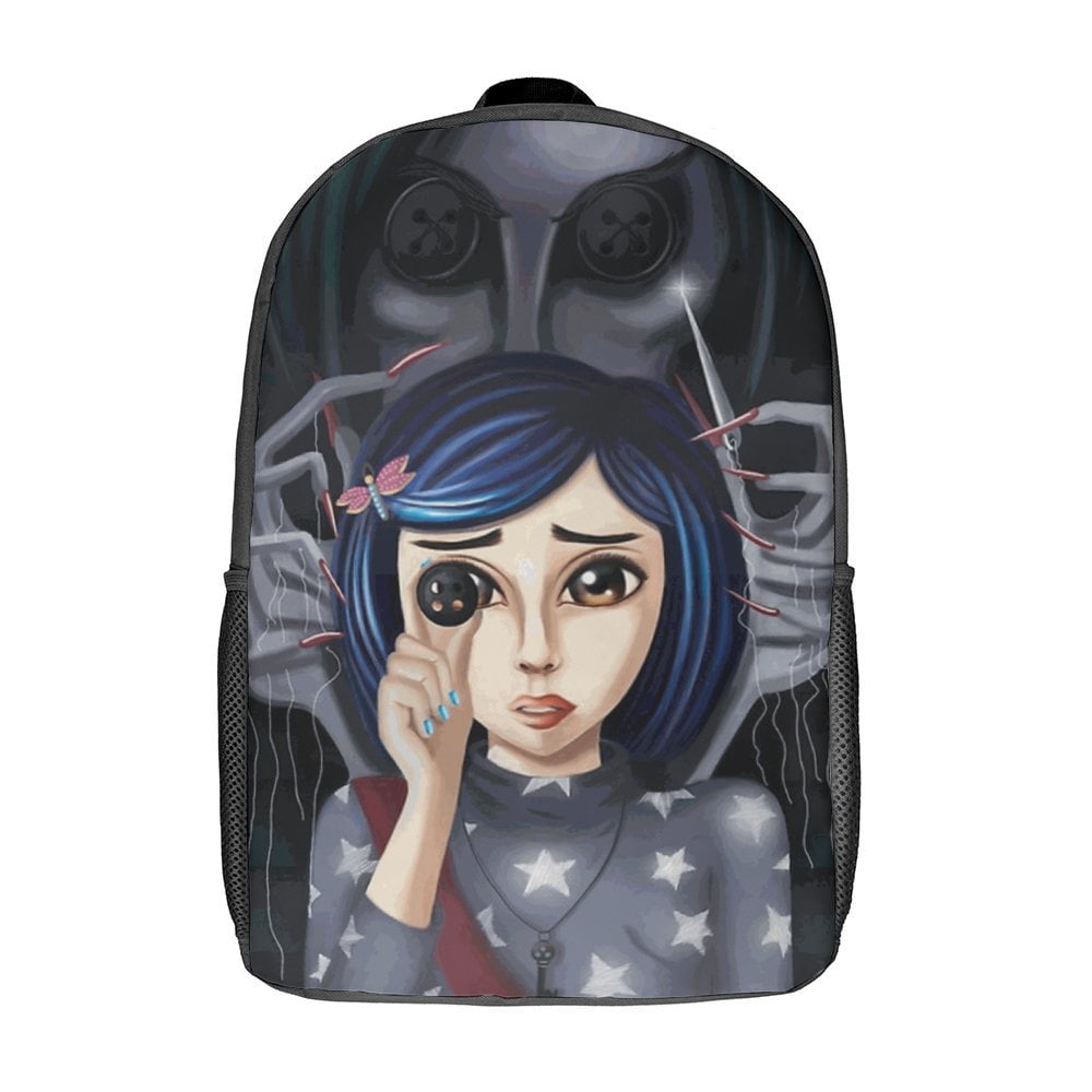 Coraline School Backpack Shoulder Bag 17 Inch Casual Daypack Student ...