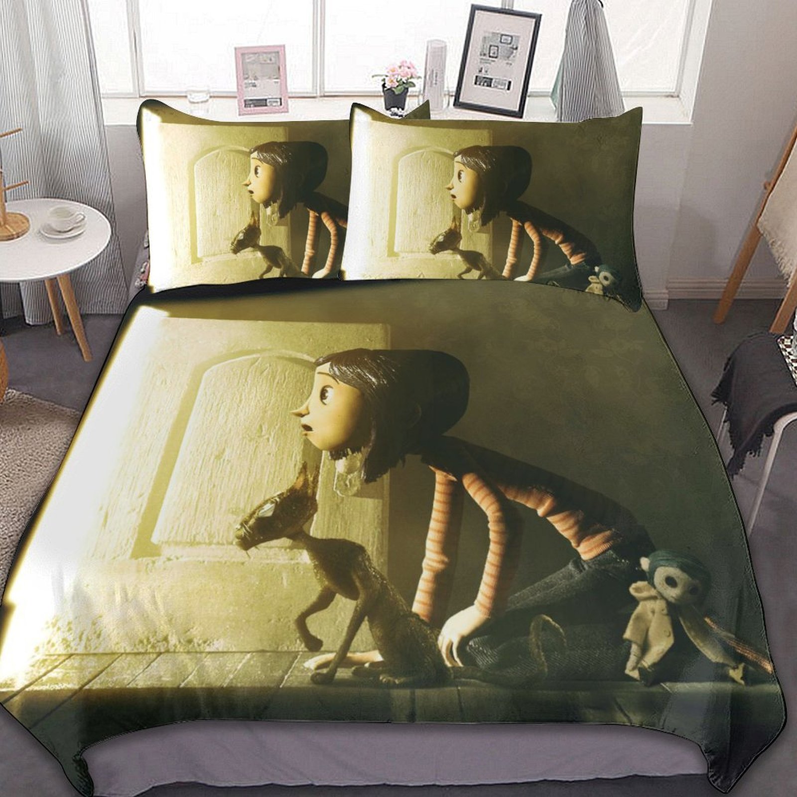 Coraline Secret 3 Piece Bedding Sets Decor Comforter Sets With One ...