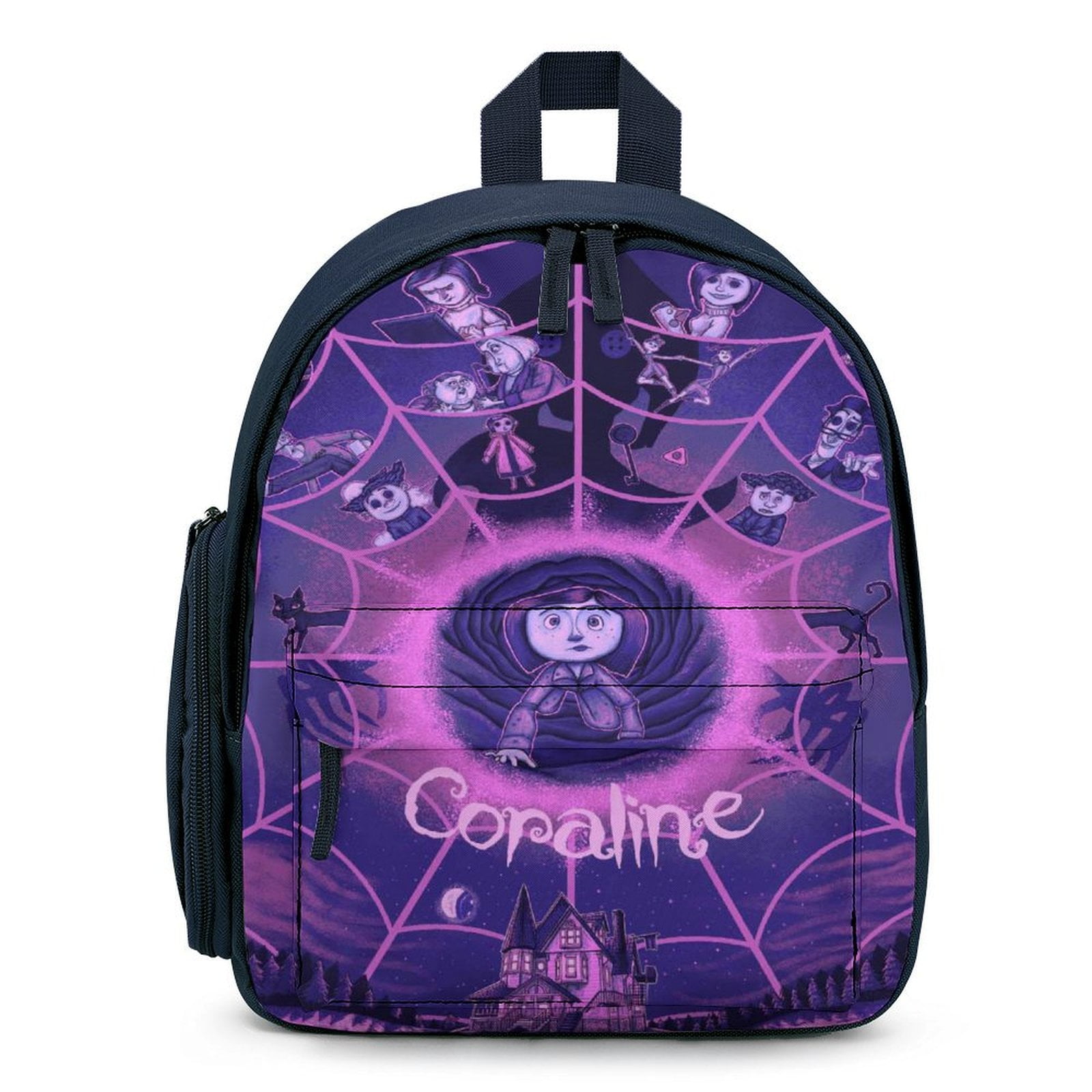 Coraline Small Backpack Backpack Purse for Cartoon Backpack for Back To ...