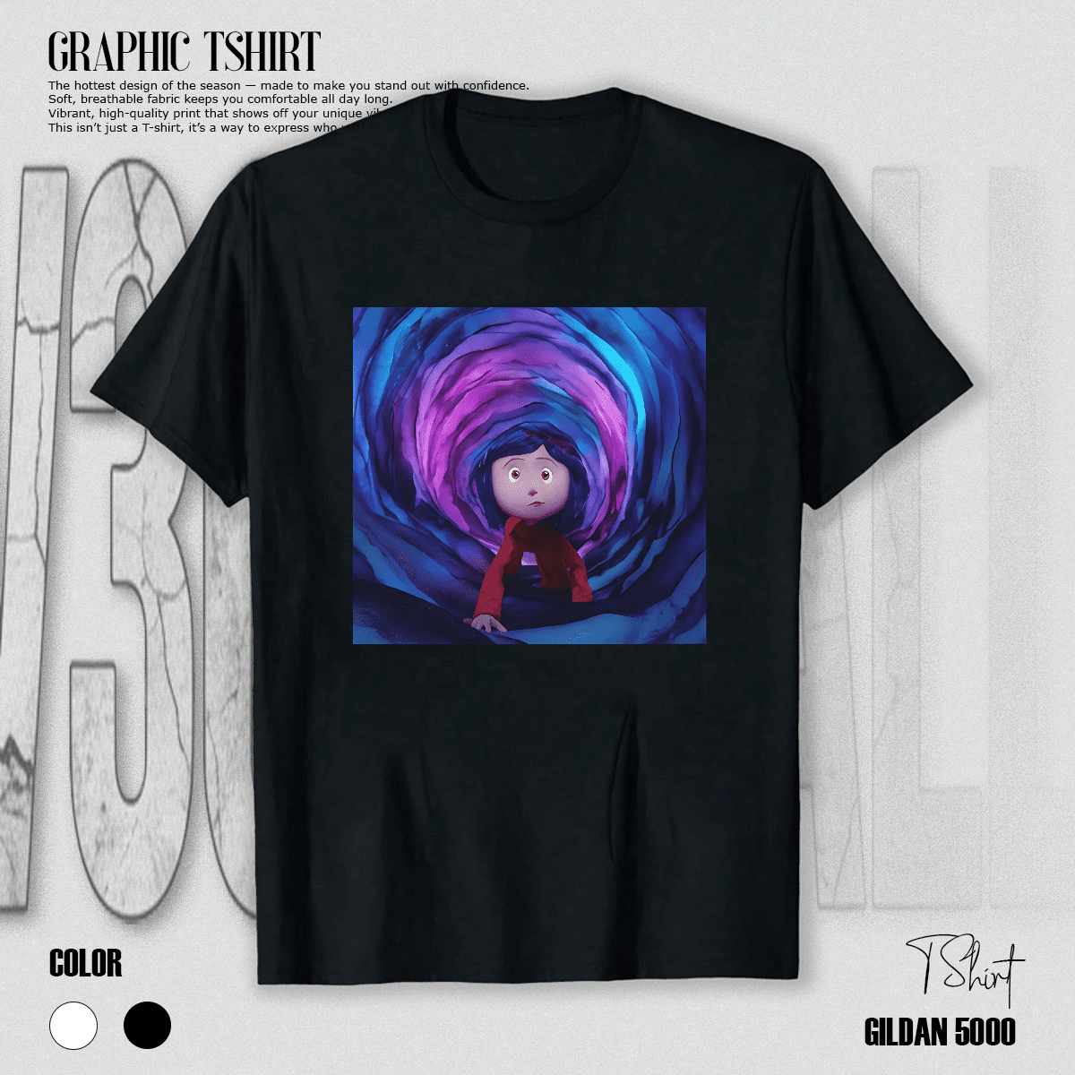 Coraline Stop Motion Animated Movie Fan Graphic Unisex T-Shirt V16934 ...