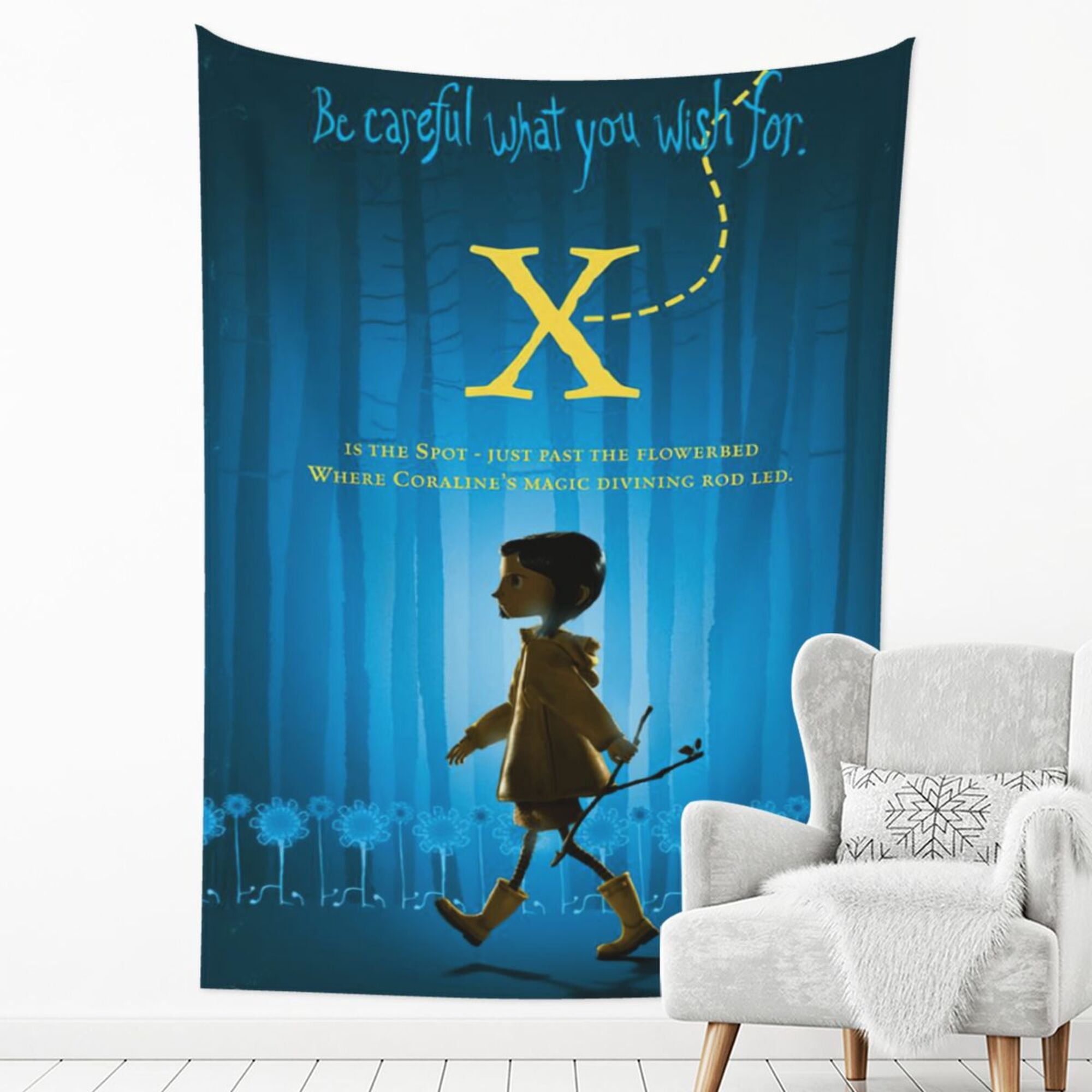Coraline Tapestry Aesthetic Cute Room Decor Tapestry Birthday ...