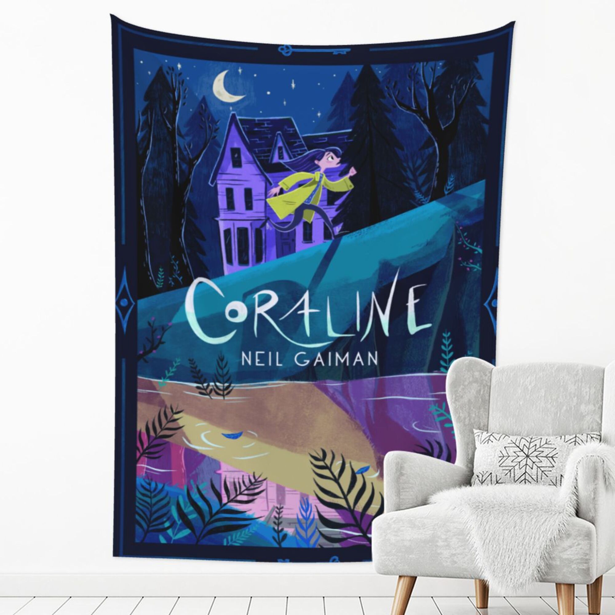 Coraline Tapestry Aesthetic Cute Room Decor Tapestry Birthday ...